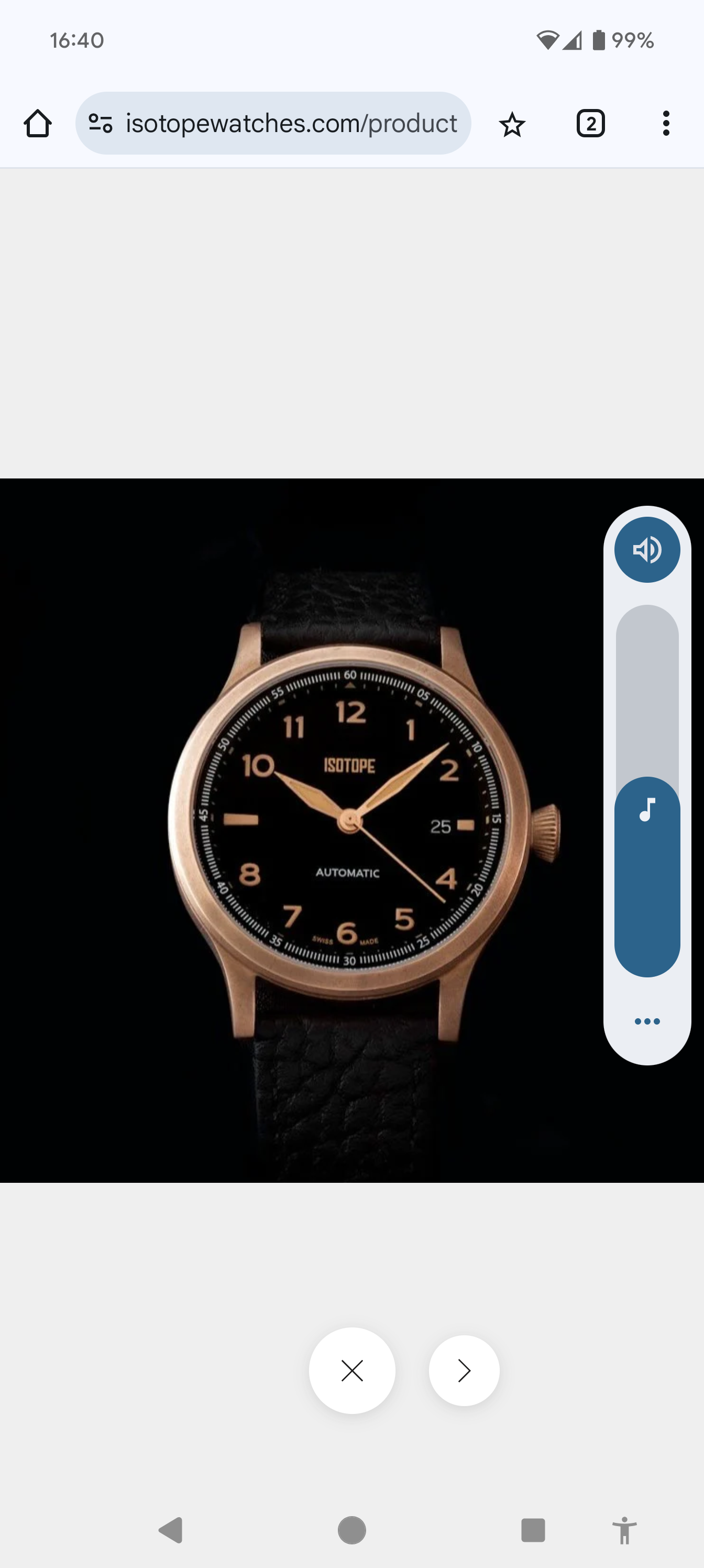 New AnOrdain model 2 Black | WatchCrunch