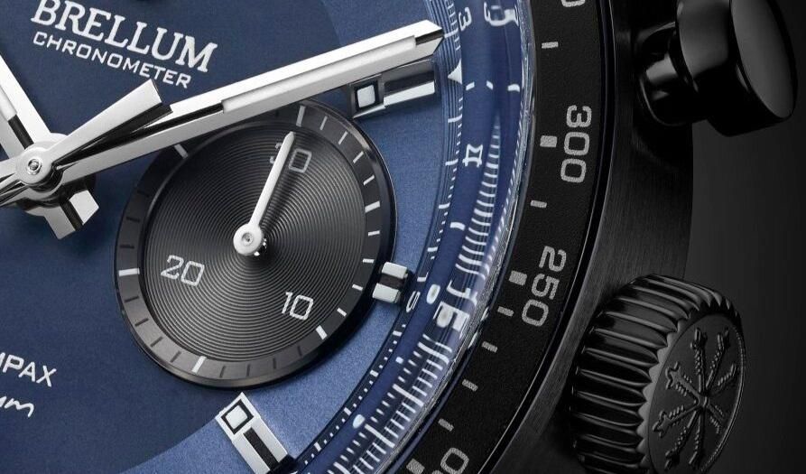 Brellum Pandial Bicompax Black DLC Ti Chronometer Review | WatchCrunch