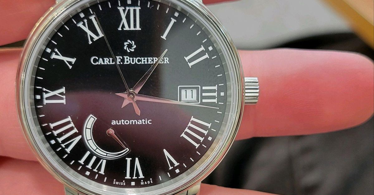 Carl F. Bucherer Adamavi Black Dial,, Power Reserve, Steel, Brand New ...