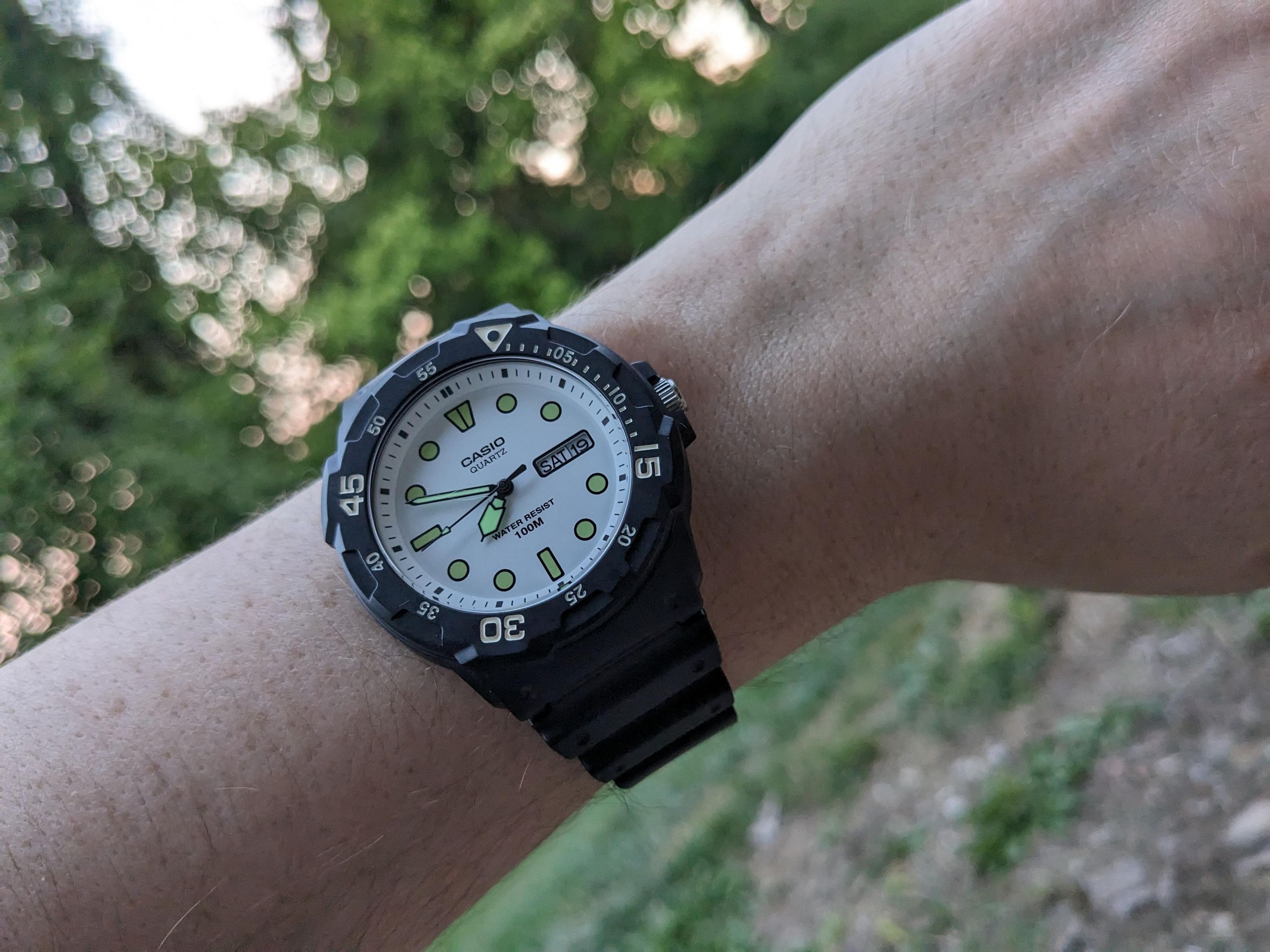 Is Casio's MRW-200H-7 lumed better than any other Casio in its sub ...