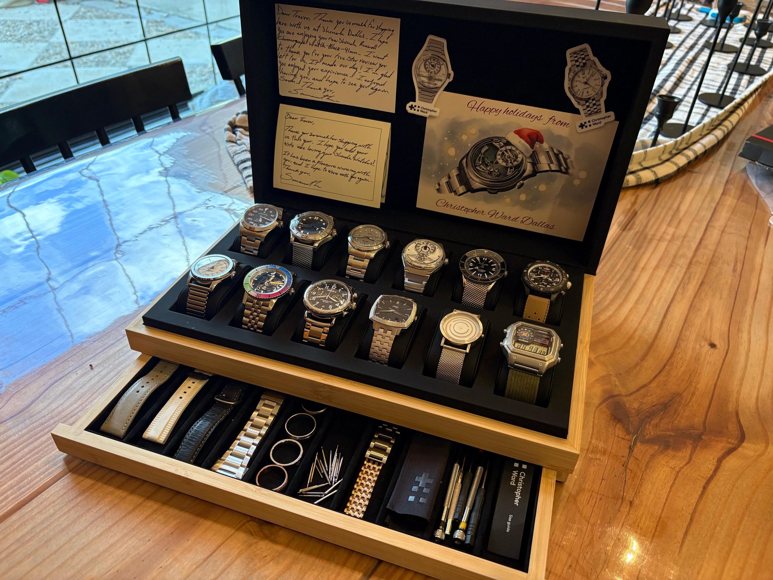 New Watchbox Alert! Christopher Ward’s 12-watch box | WatchCrunch