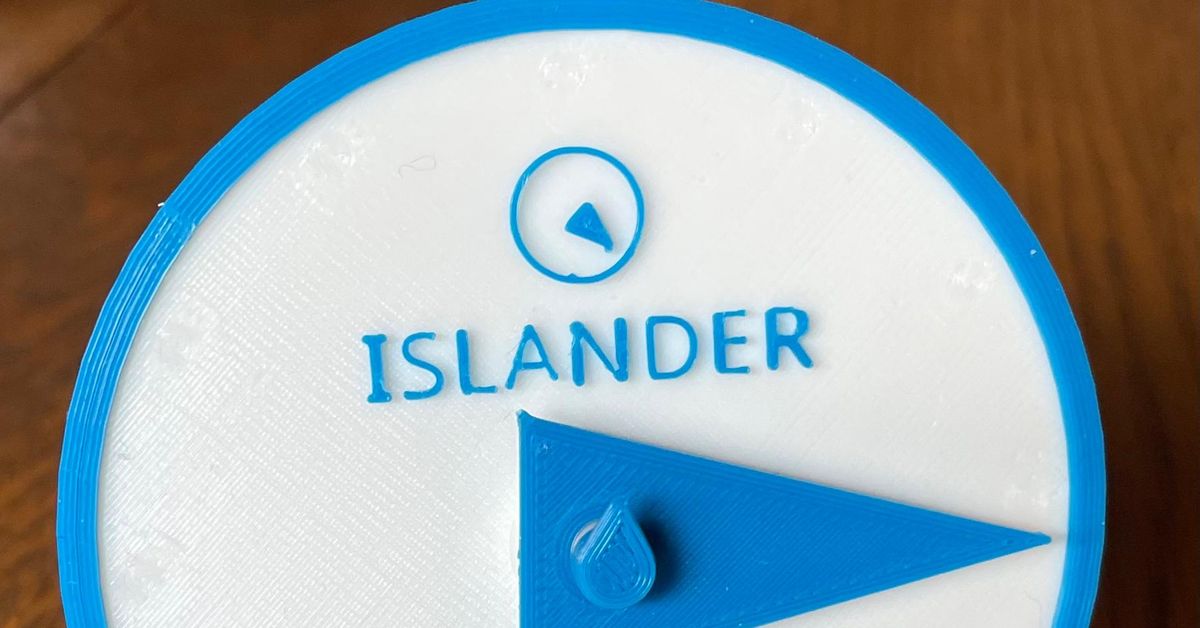 I 3D printed an IRL Islander logo desk clock | WatchCrunch