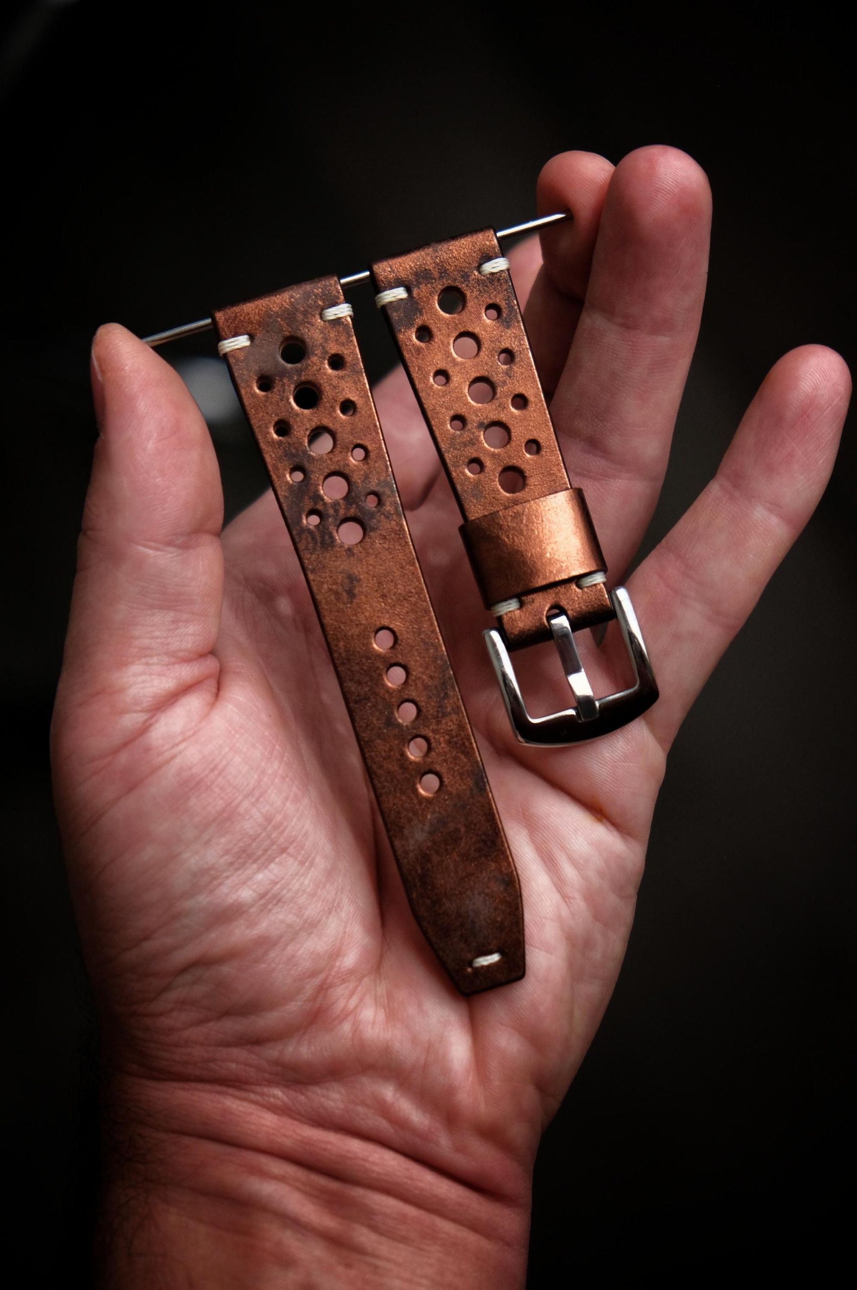 Custom Copper Rally watch strap | WatchCrunch