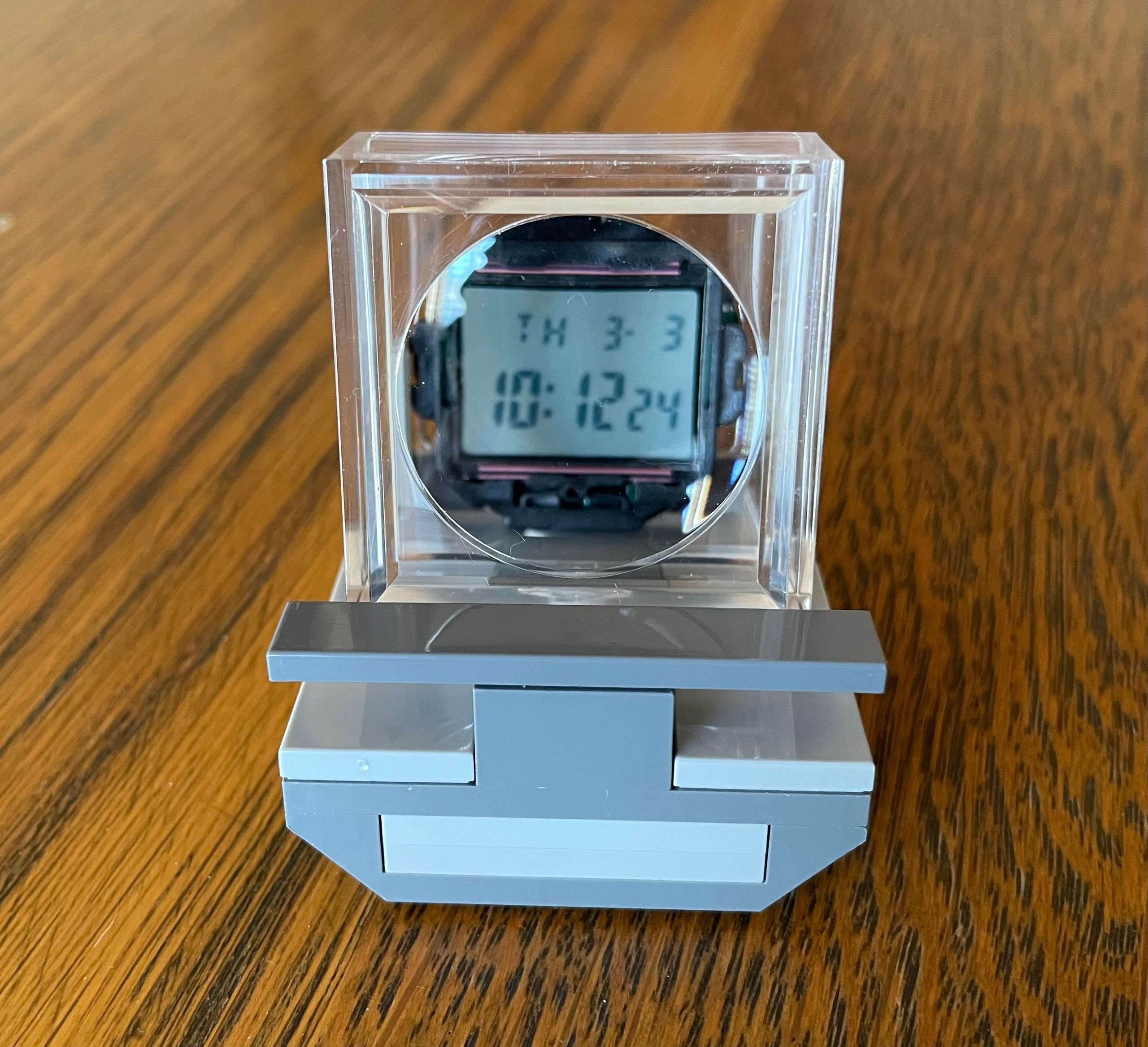 Fake Casio watch turned into a DIY, Lego desk clock | WatchCrunch