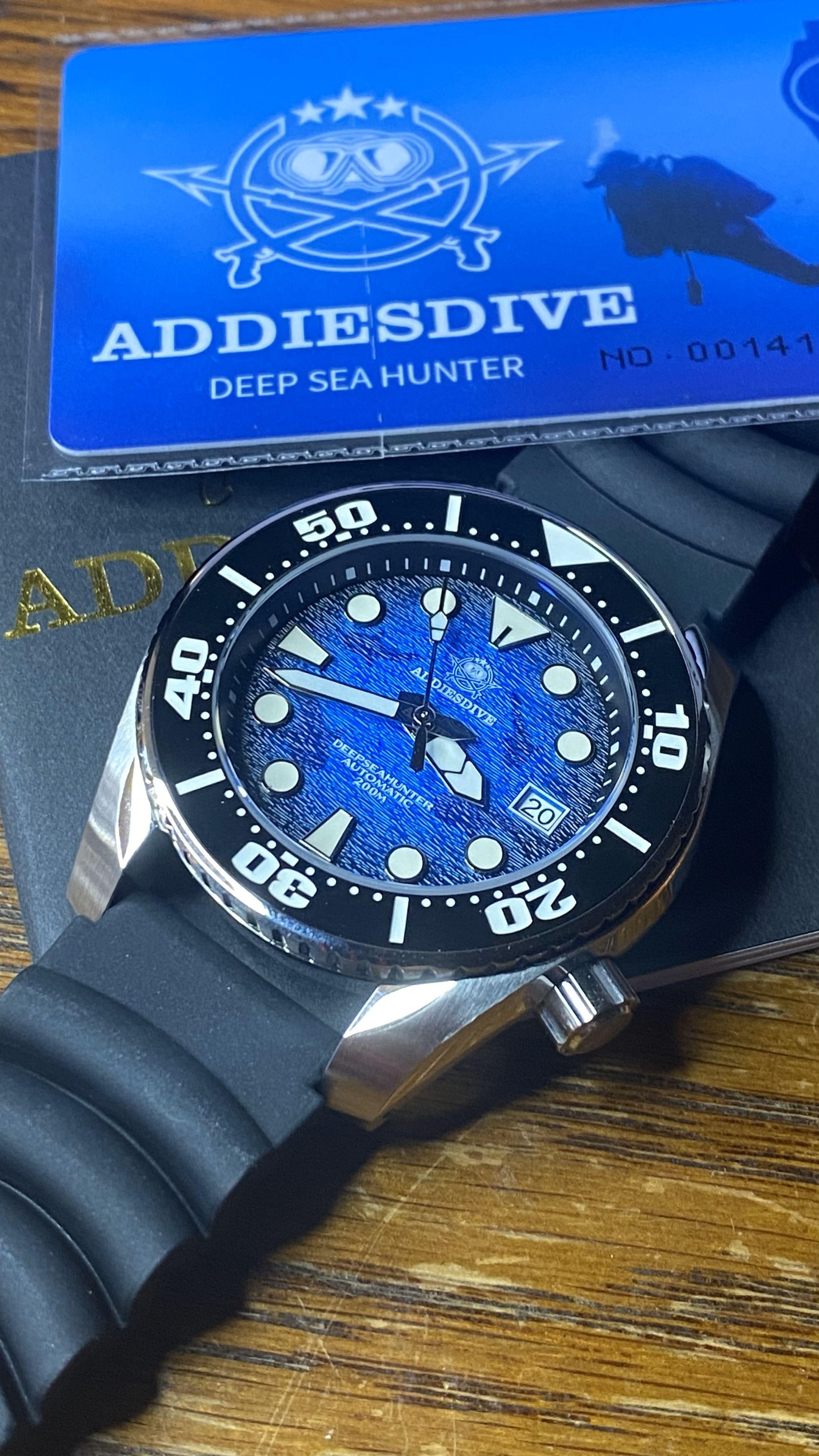 The ADDIESDIVE Deep Sea Hunter Dive Watch Review | WatchCrunch
