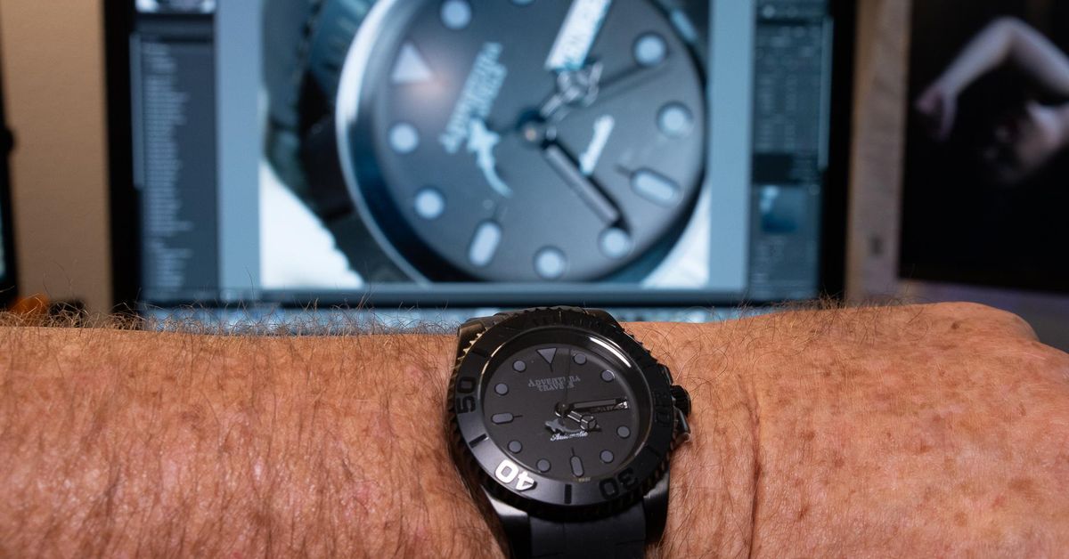 Tandorio 40mm Custom Black PVD Diver | WatchCrunch