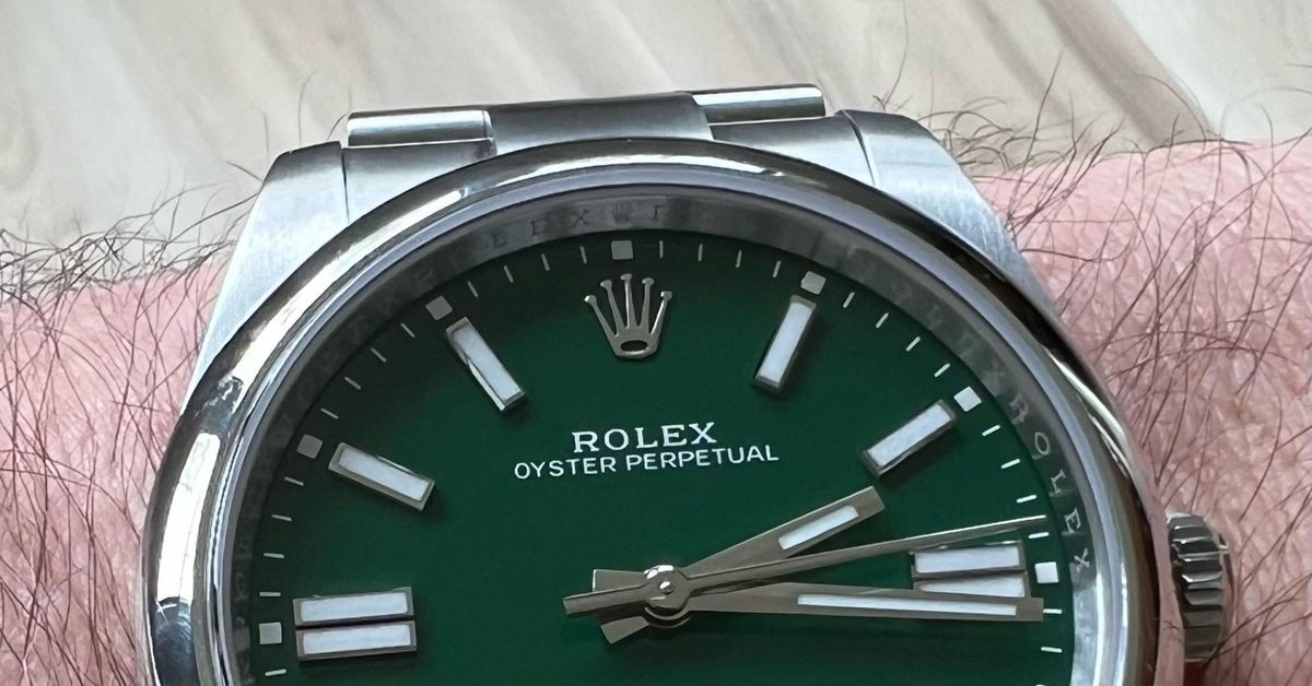 Rolex OP41 Green Dial | WatchCrunch