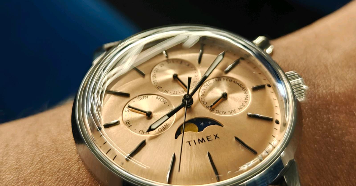 Timex Marlin - Moonphase - Rose gold ️ | WatchCrunch