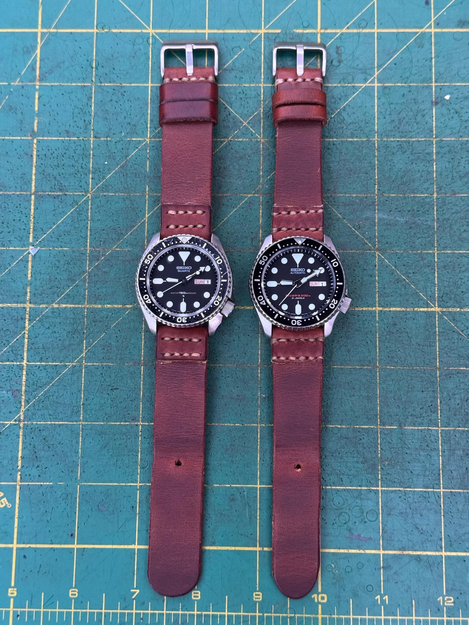 Effects of Tapered /Straight-Cut Straps | WatchCrunch