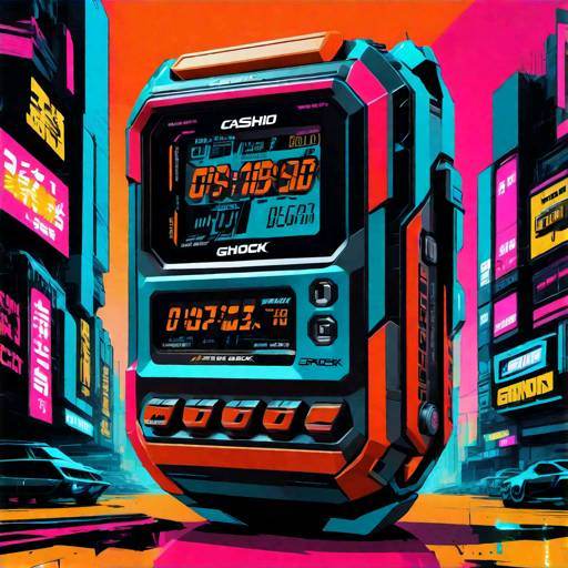 Casio cyberpunk AI rendering | WatchCrunch