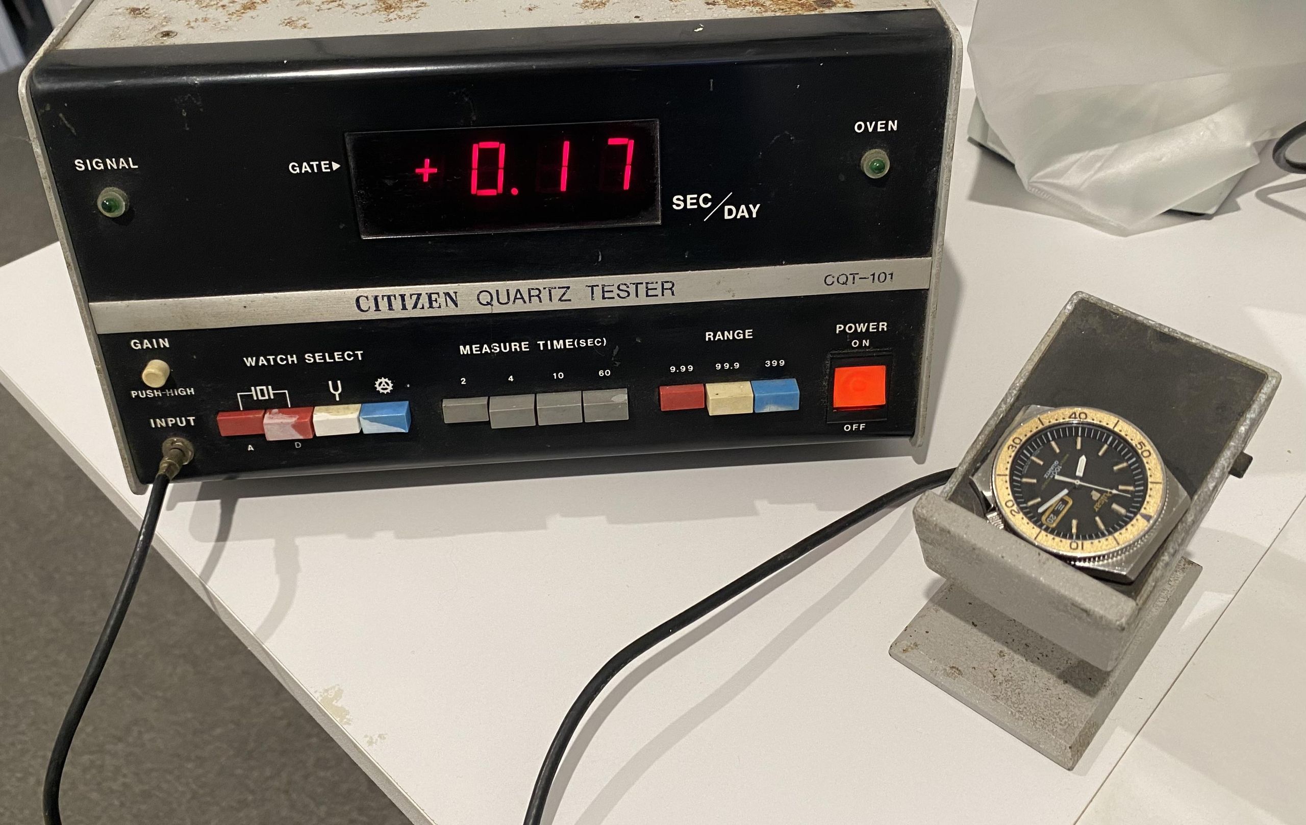 On the Bench this week a Vintage Pulsar Y513 Sports Diver from 1980 ...