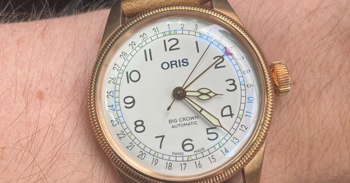 Oris big crown bronze pointer date Father Time limited edition | WatchCrunch