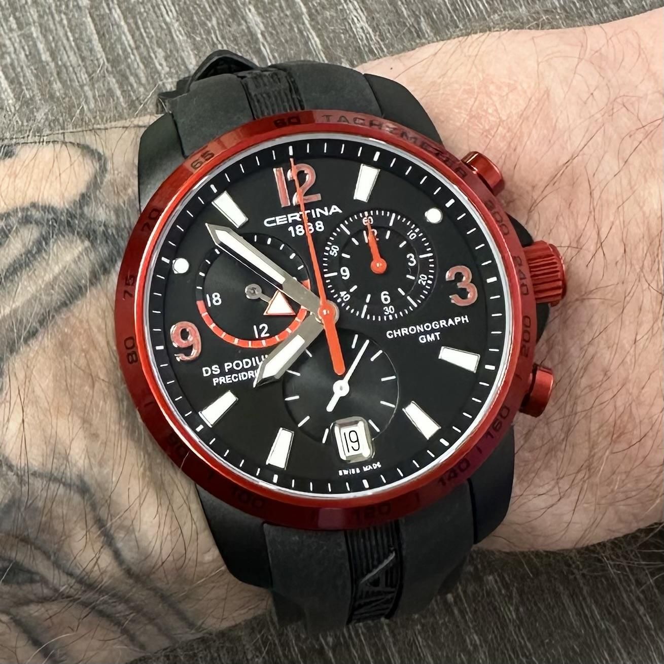 Certina DS Podium Quartz GMT Chronograph | WatchCrunch