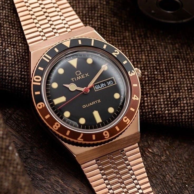 Timex Q 1979 Reissue Root Beer | WatchCrunch
