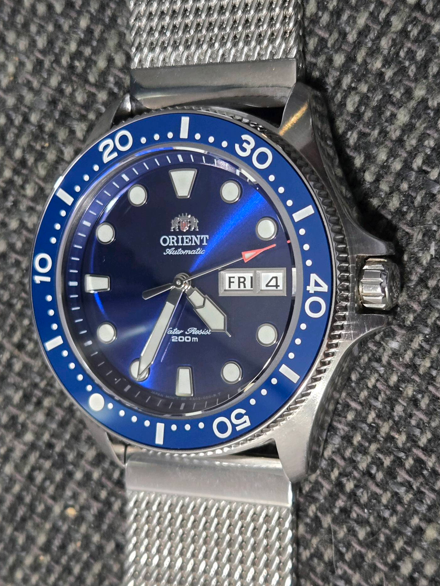 First "mod" - Orient Bezel Swap | WatchCrunch