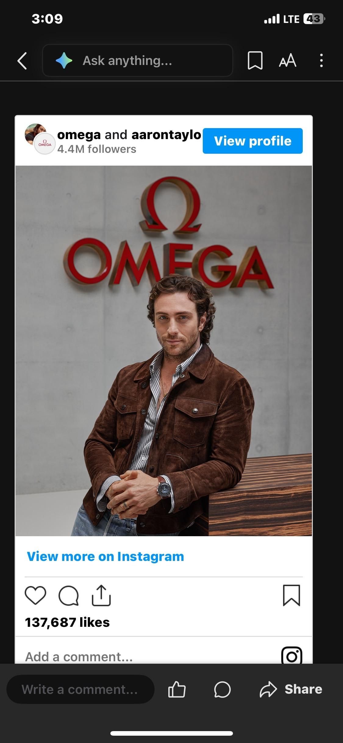 New Omega brand ambassador | WatchCrunch
