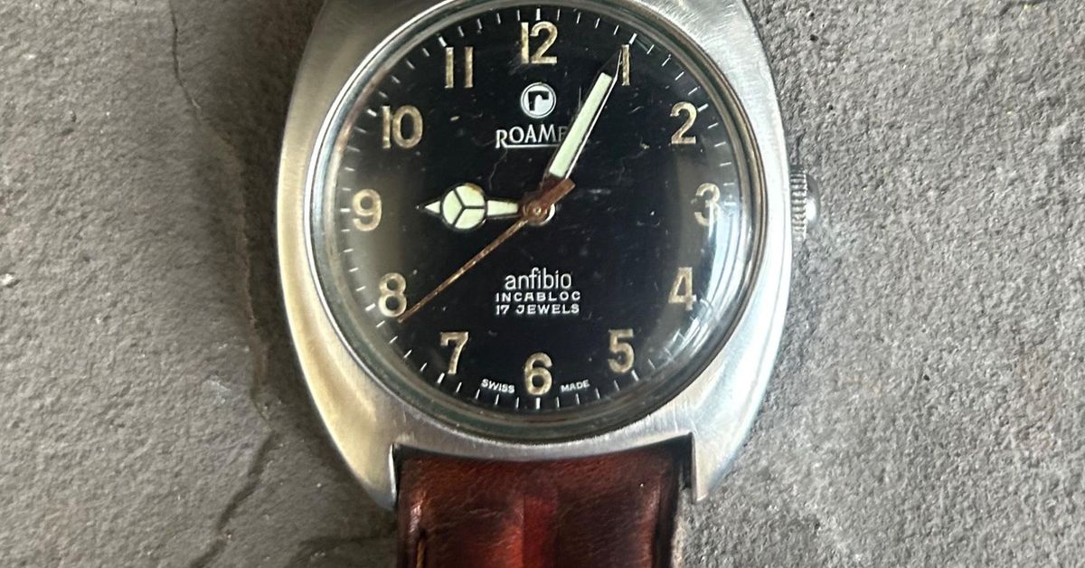 Roamer Anfibio Military needs some hands. | WatchCrunch