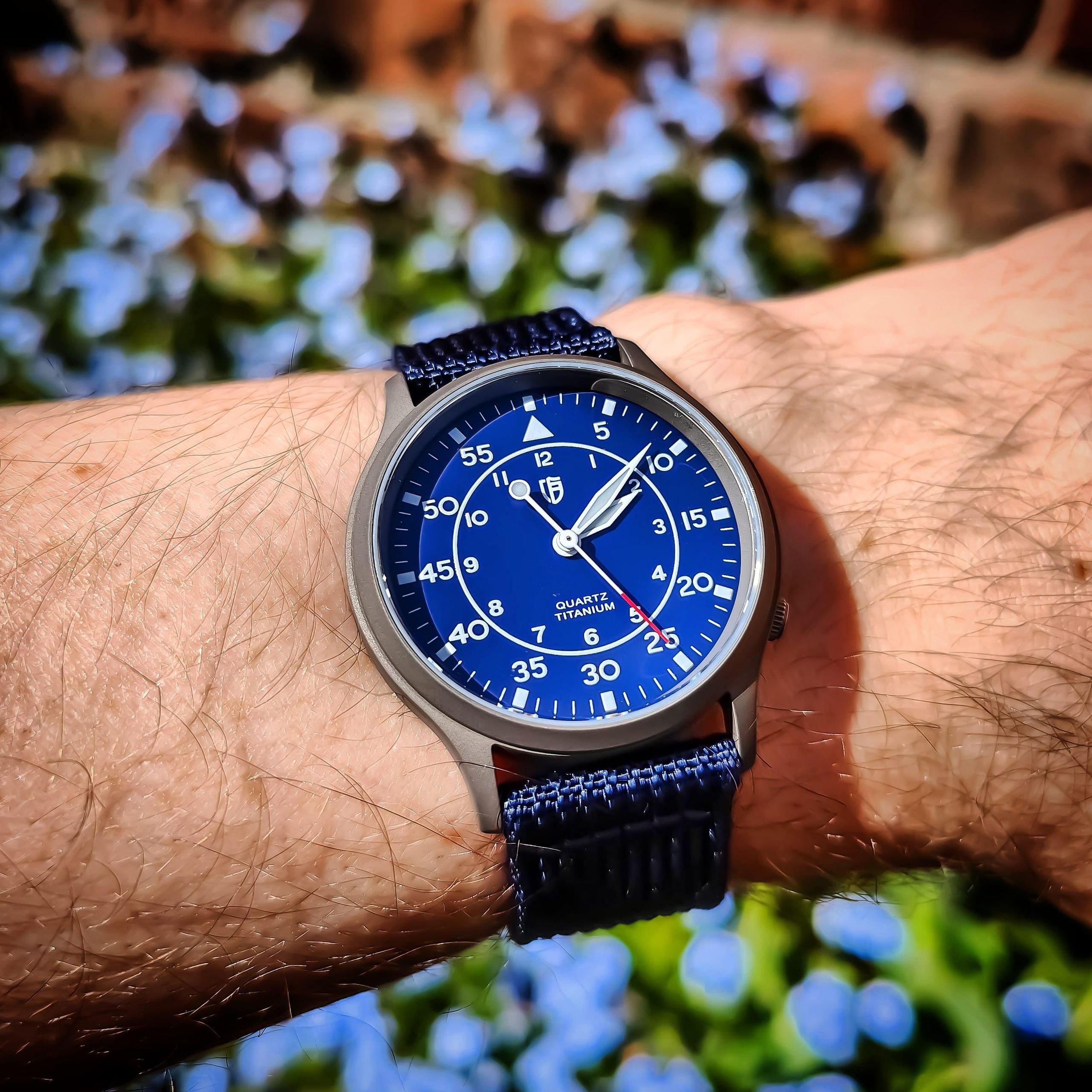 New Berny T2566M Titanium (VH31) | WatchCrunch