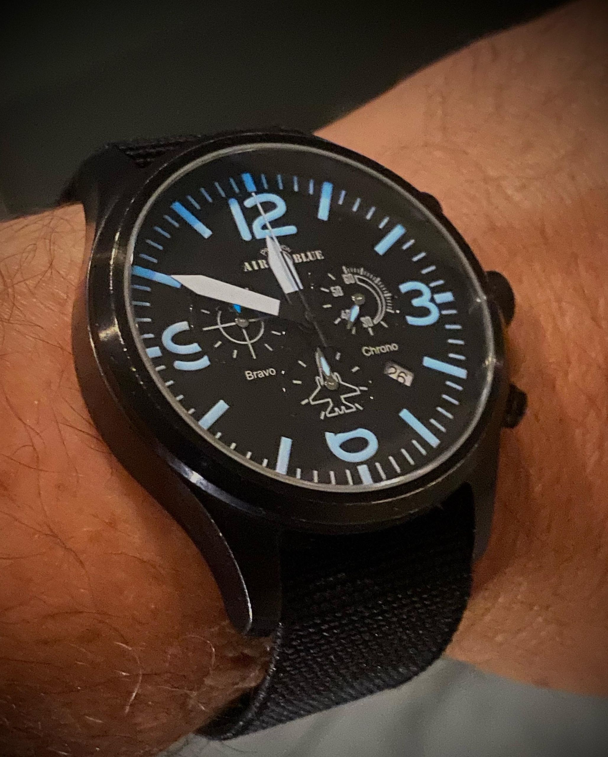 Airblue “Bravo Cockpit Chronograph “ | WatchCrunch