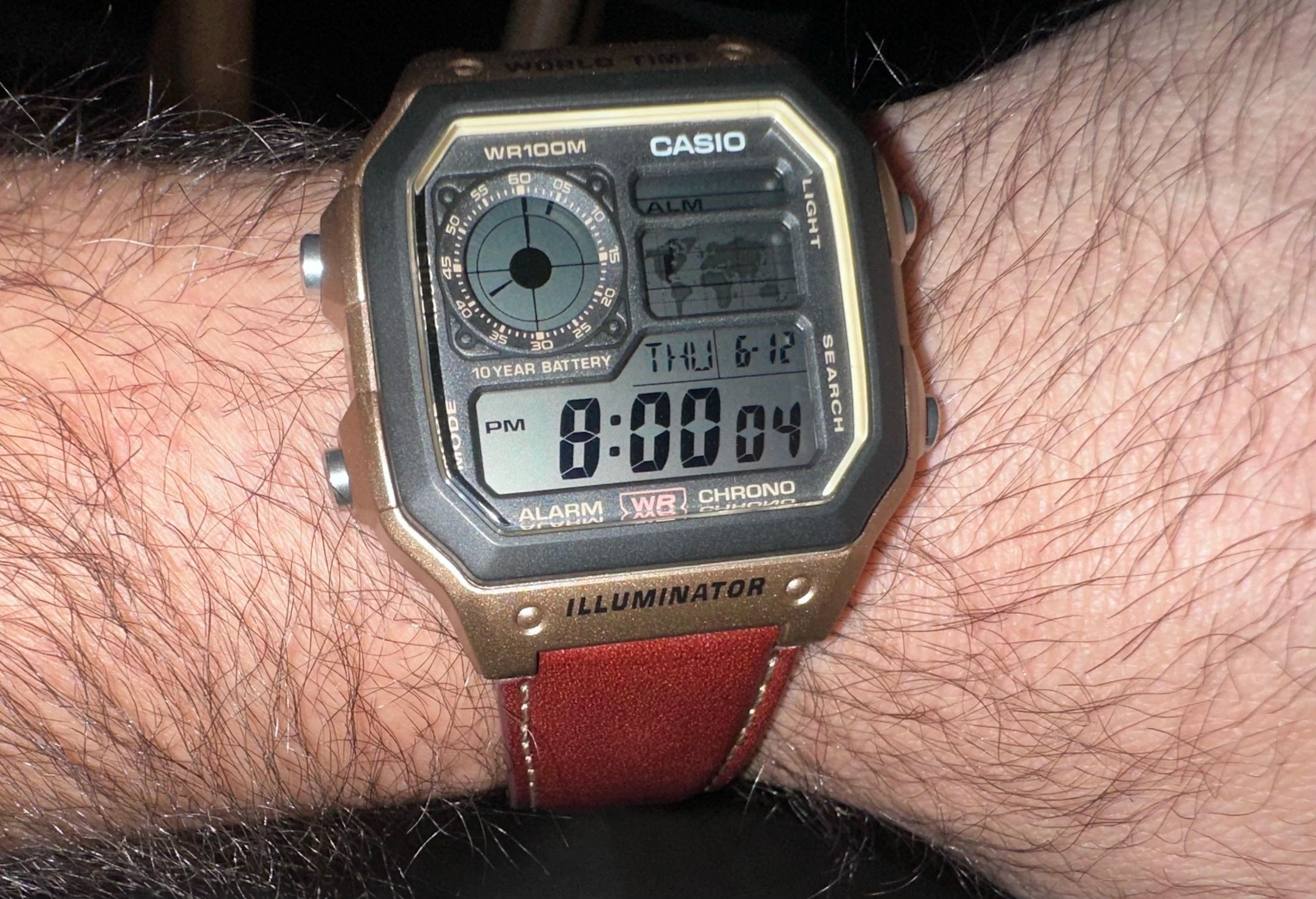 Casio Royale leather strap | WatchCrunch