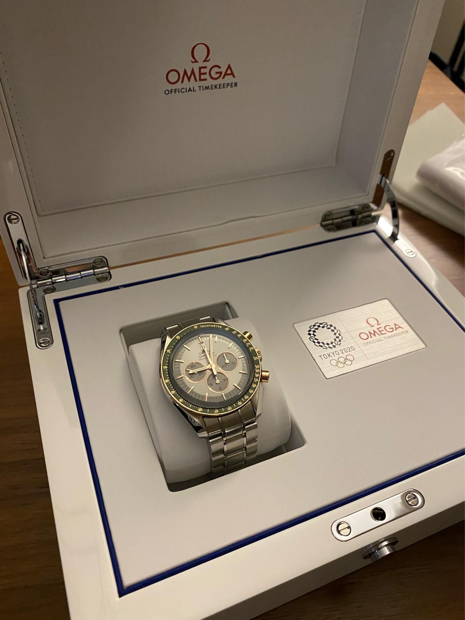 Tokyo 2020 Limited Speedmaster Green Bezel | WatchCrunch