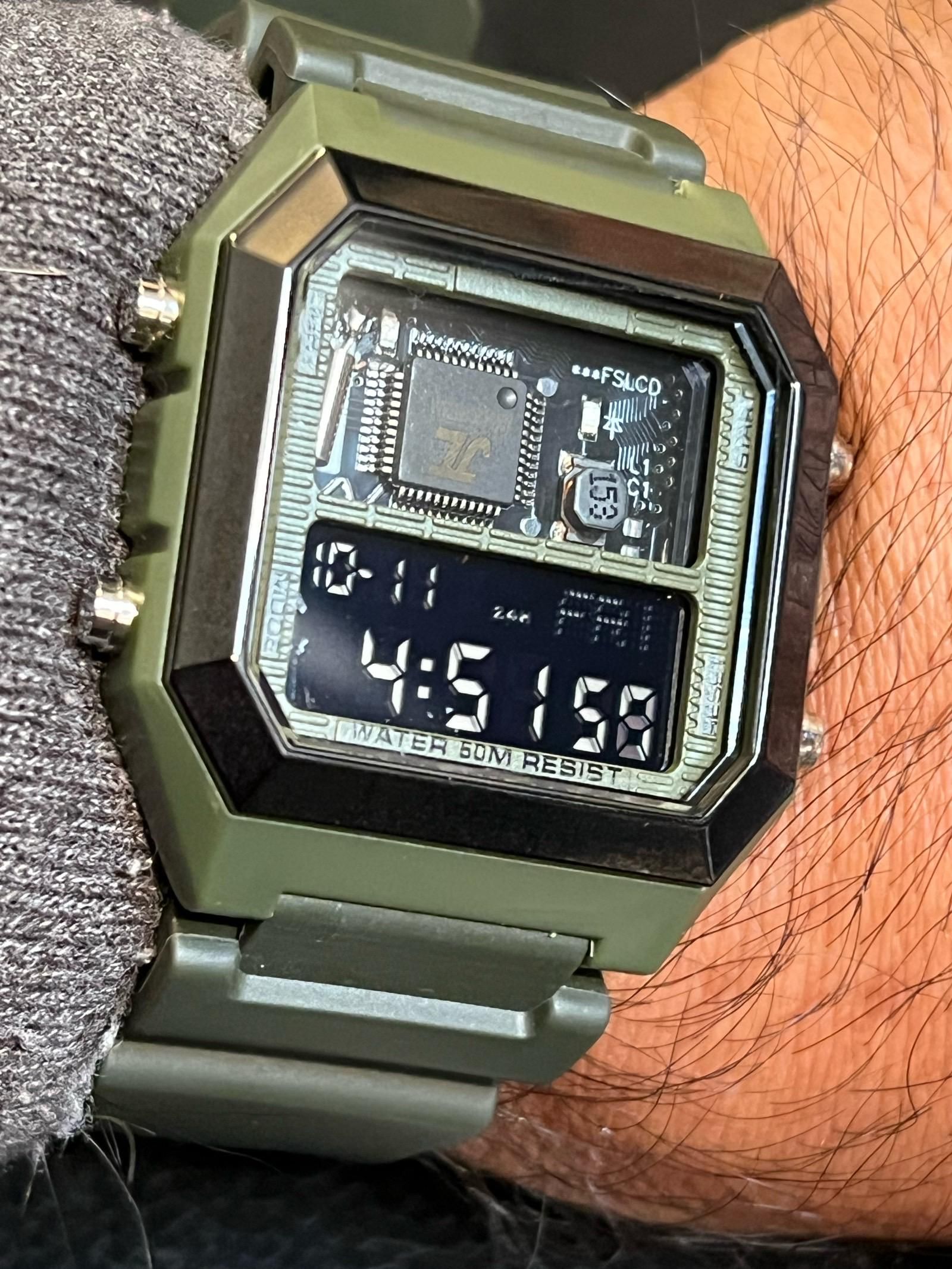 Sanda 6216 digital square | WatchCrunch