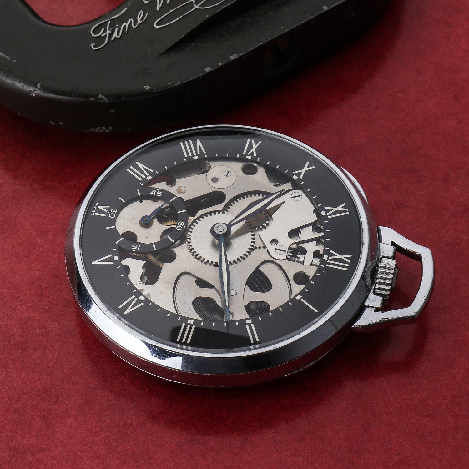 Girard-Perregaux Shell Oil Pocket Watch | WatchCrunch