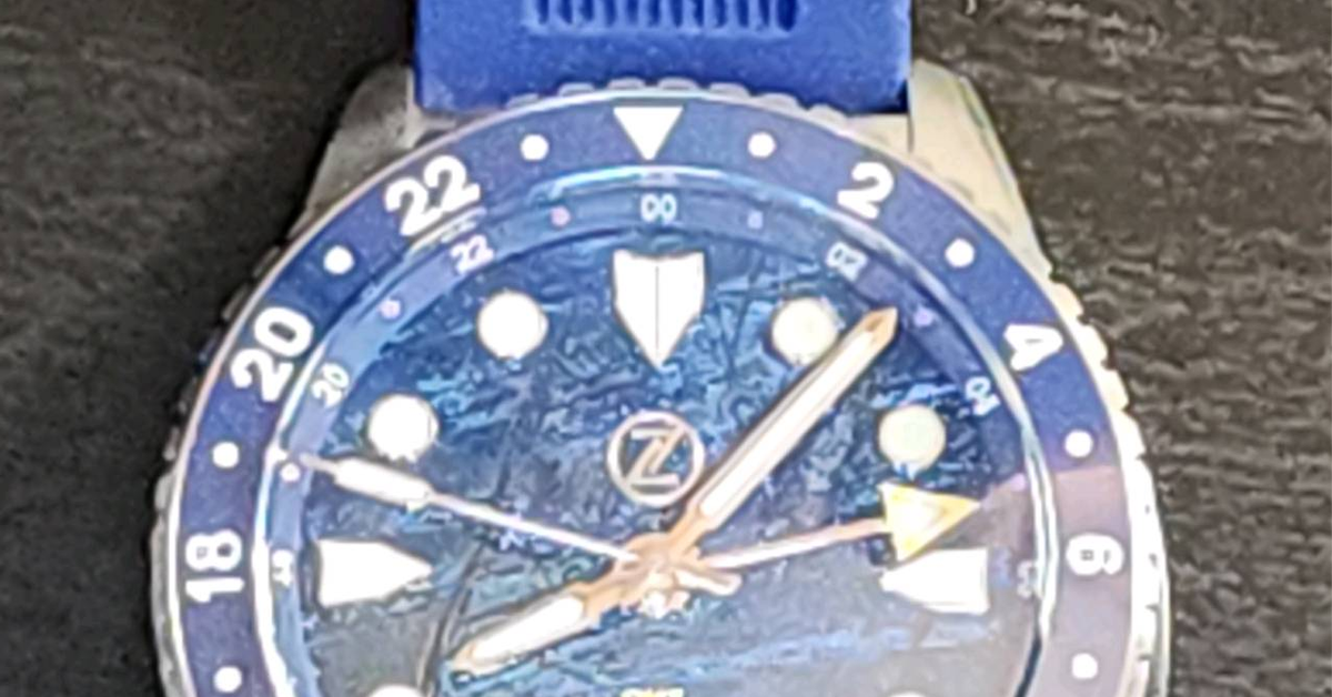 Zelos Mako GMT Blue Meteorite | WatchCrunch