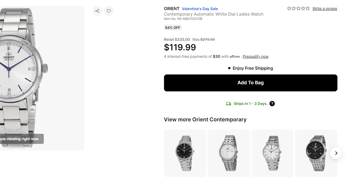 Joma Shop experience? | WatchCrunch