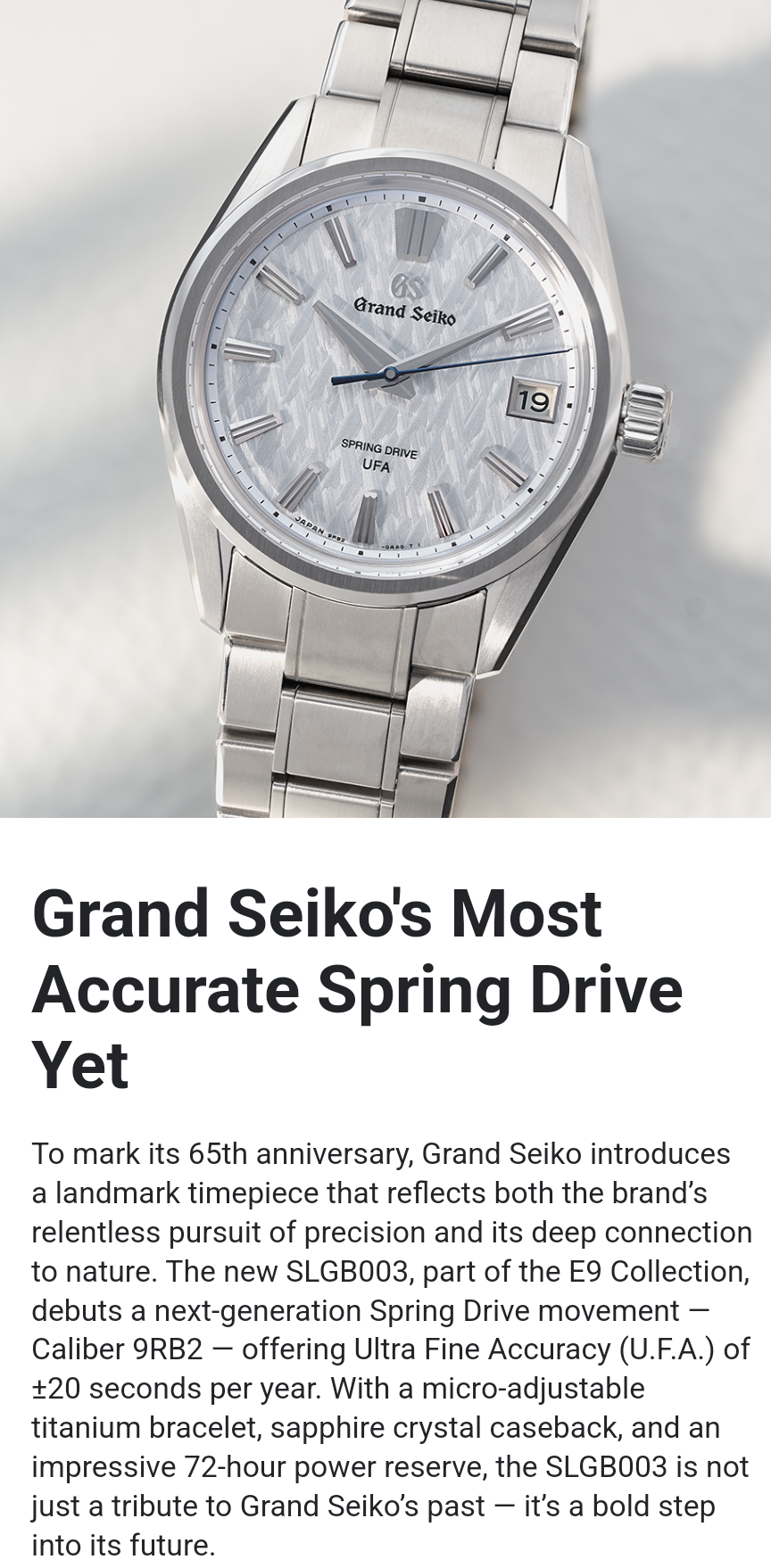 Grand Seiko Spring Drive: Modern Day Engineering Marvel? | WatchCrunch