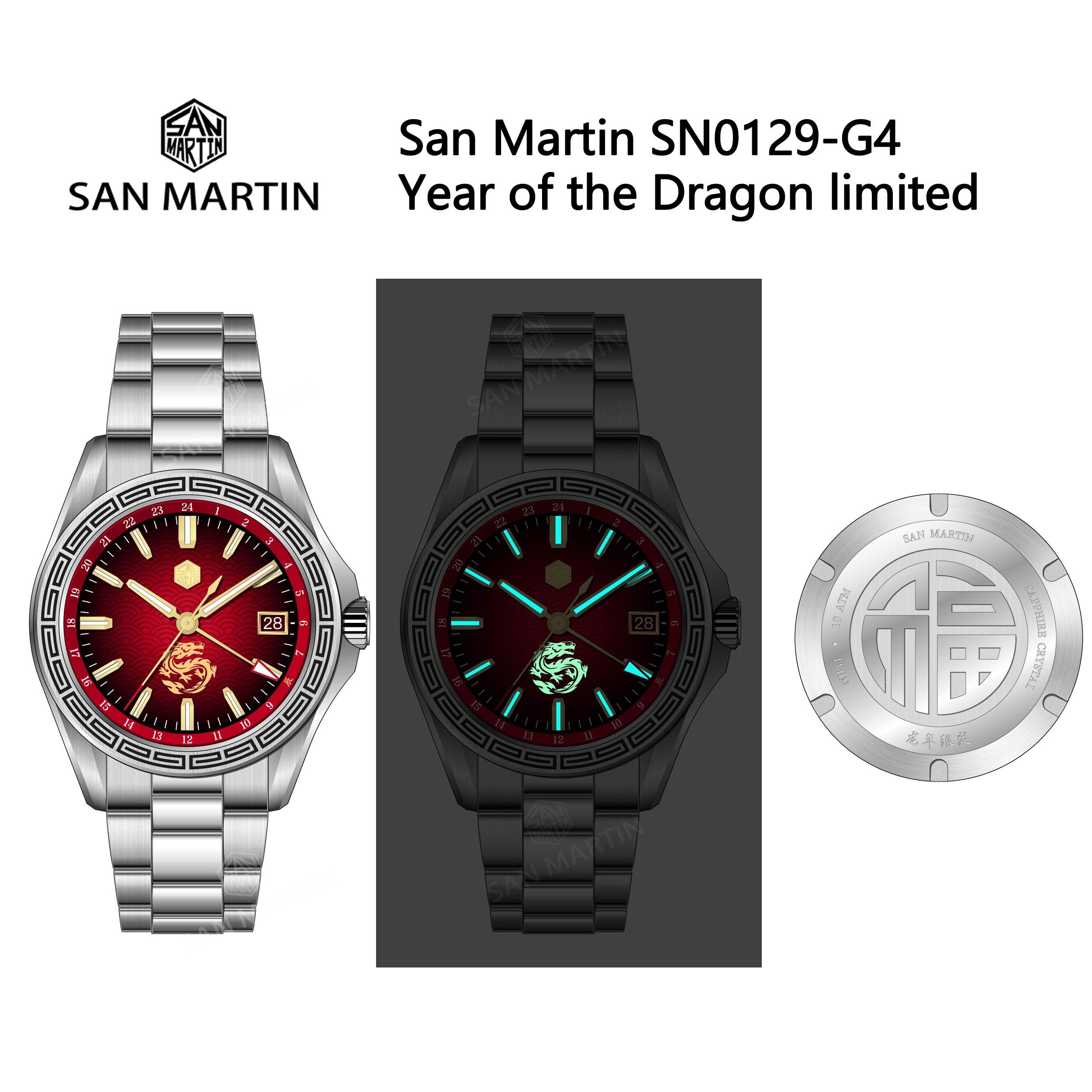 San Martin New SN0129-G4 Year of the Dragon Limited Collector's Edition ...