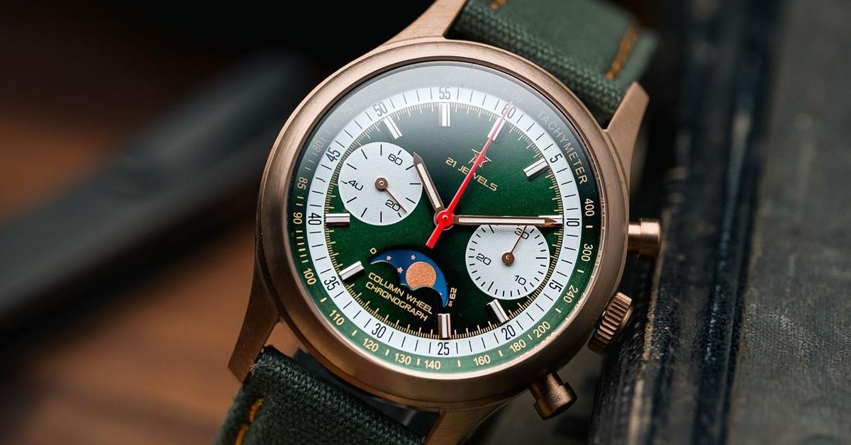 Review Seagull 1963 Bronze Moonphase Limited Edition – The ICON ...