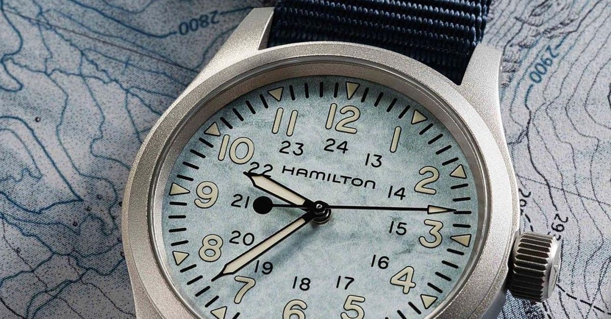 Hamilton Khaki Field Mechanical 38mm Zermatt-Exclusive Edition ...