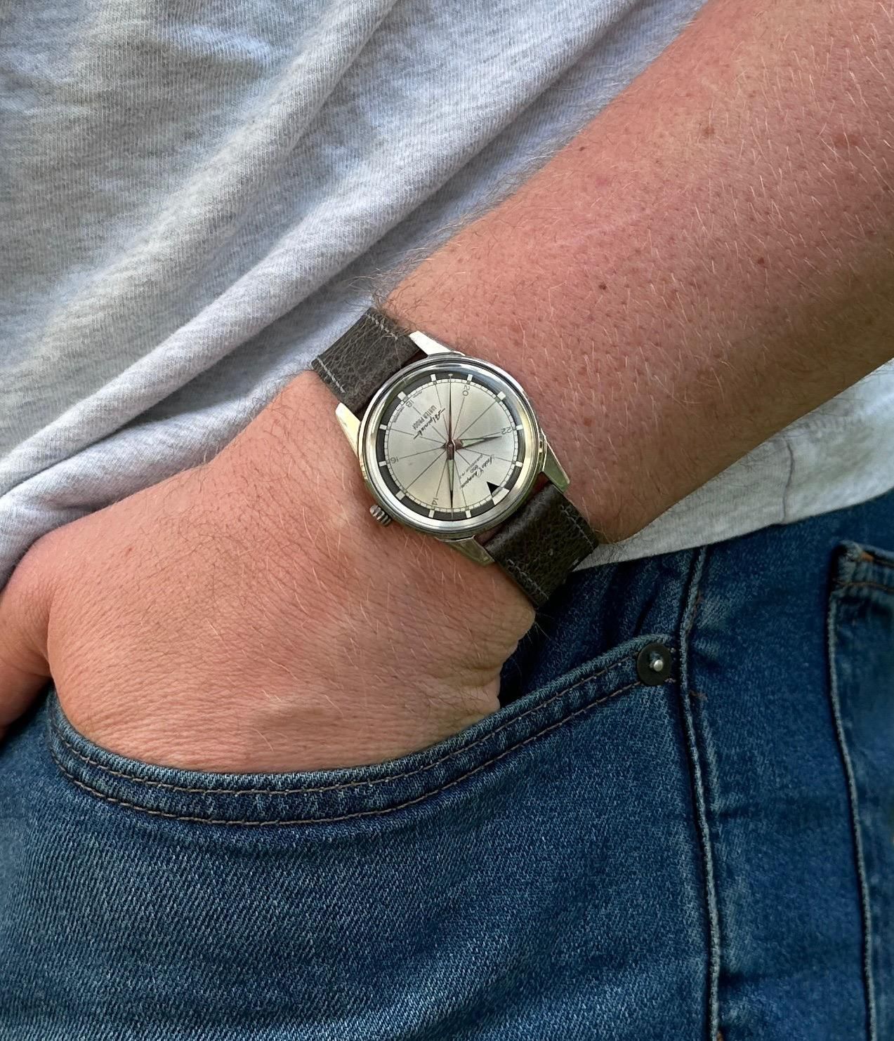 The GOAT dial font chosen for the word “Alpinist” | WatchCrunch