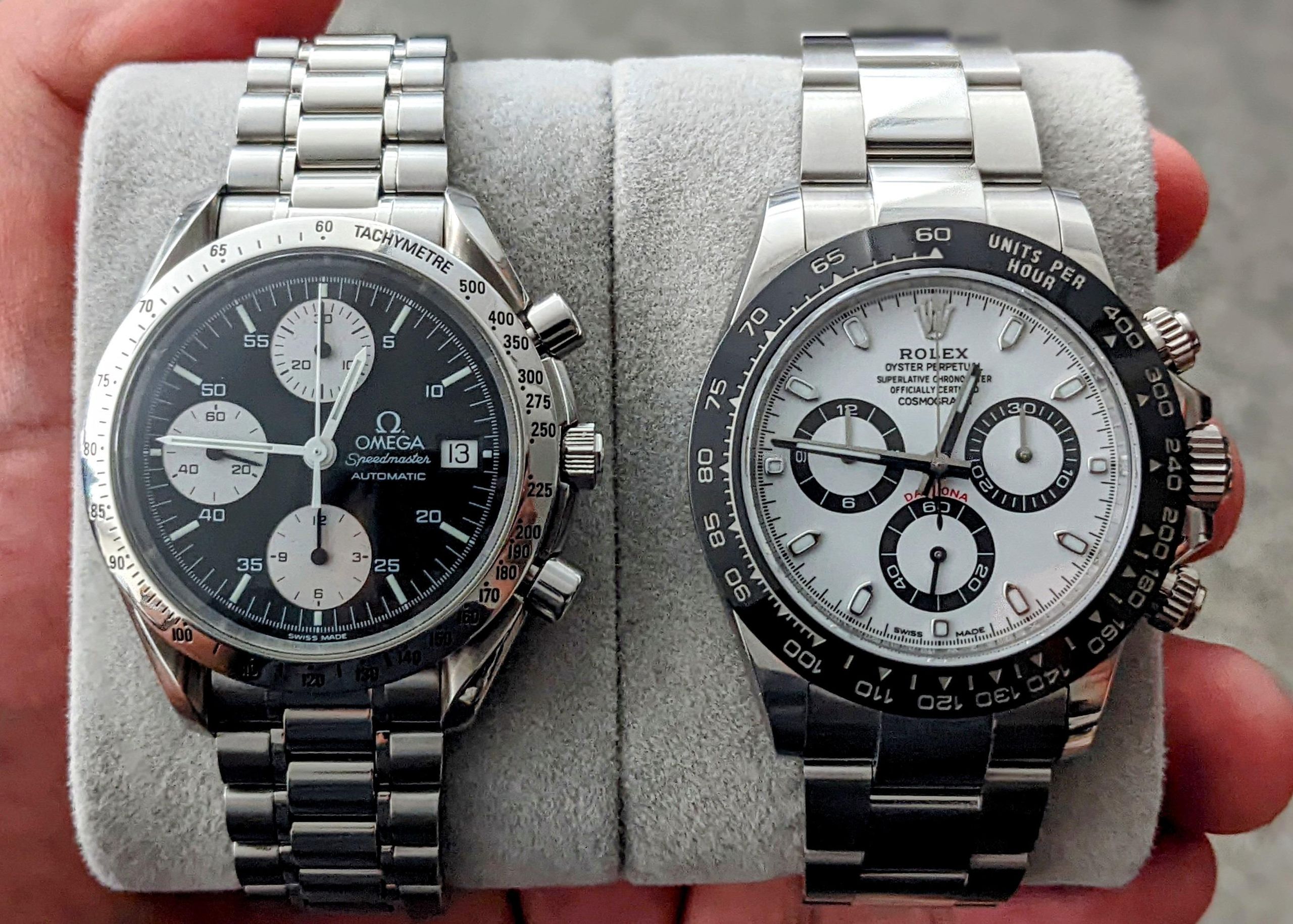 Omega Reverse Panda vs Rolex Daytona Panda. Which would you pick based ...