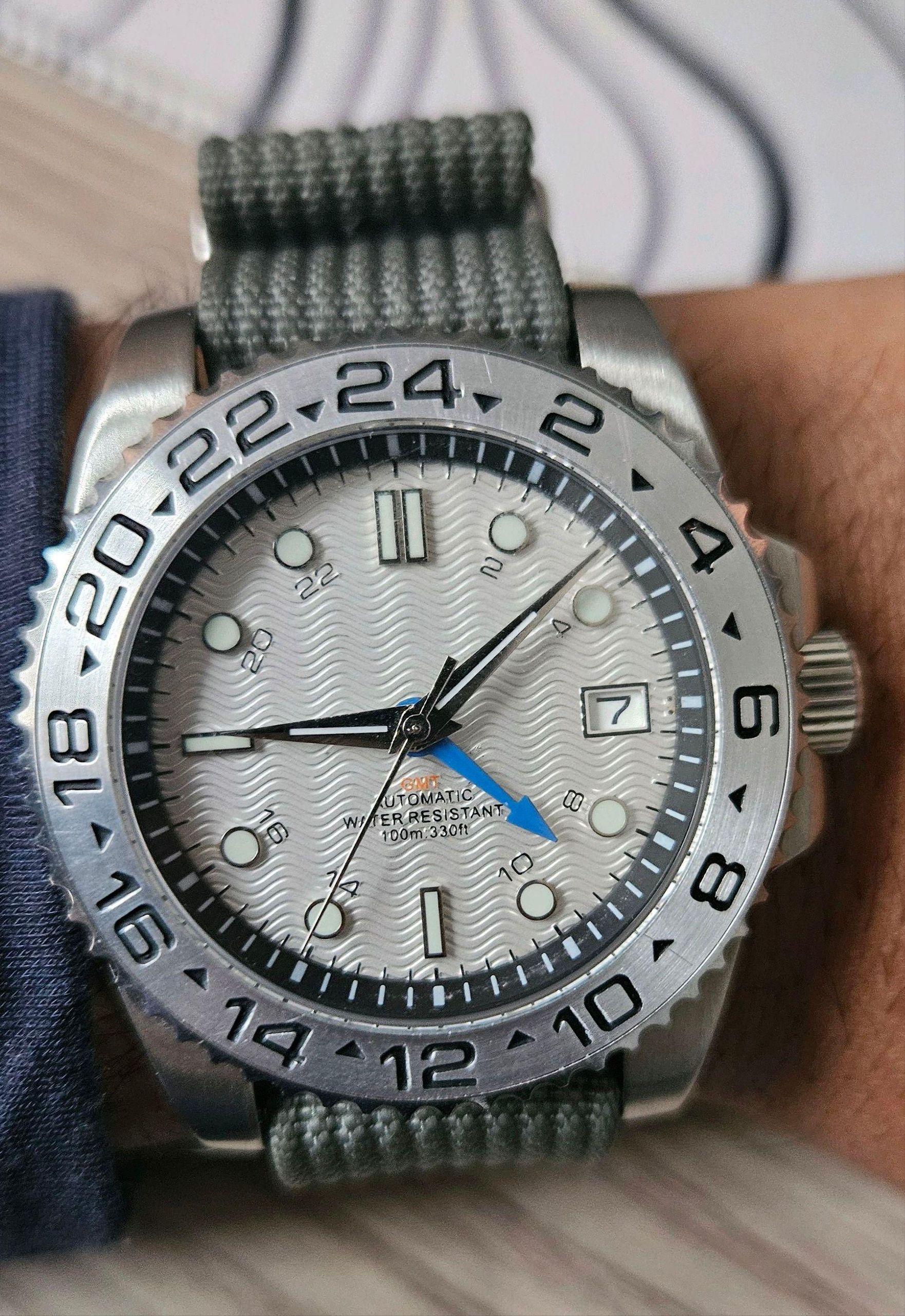 Custom Seiko mod GMT | WatchCrunch