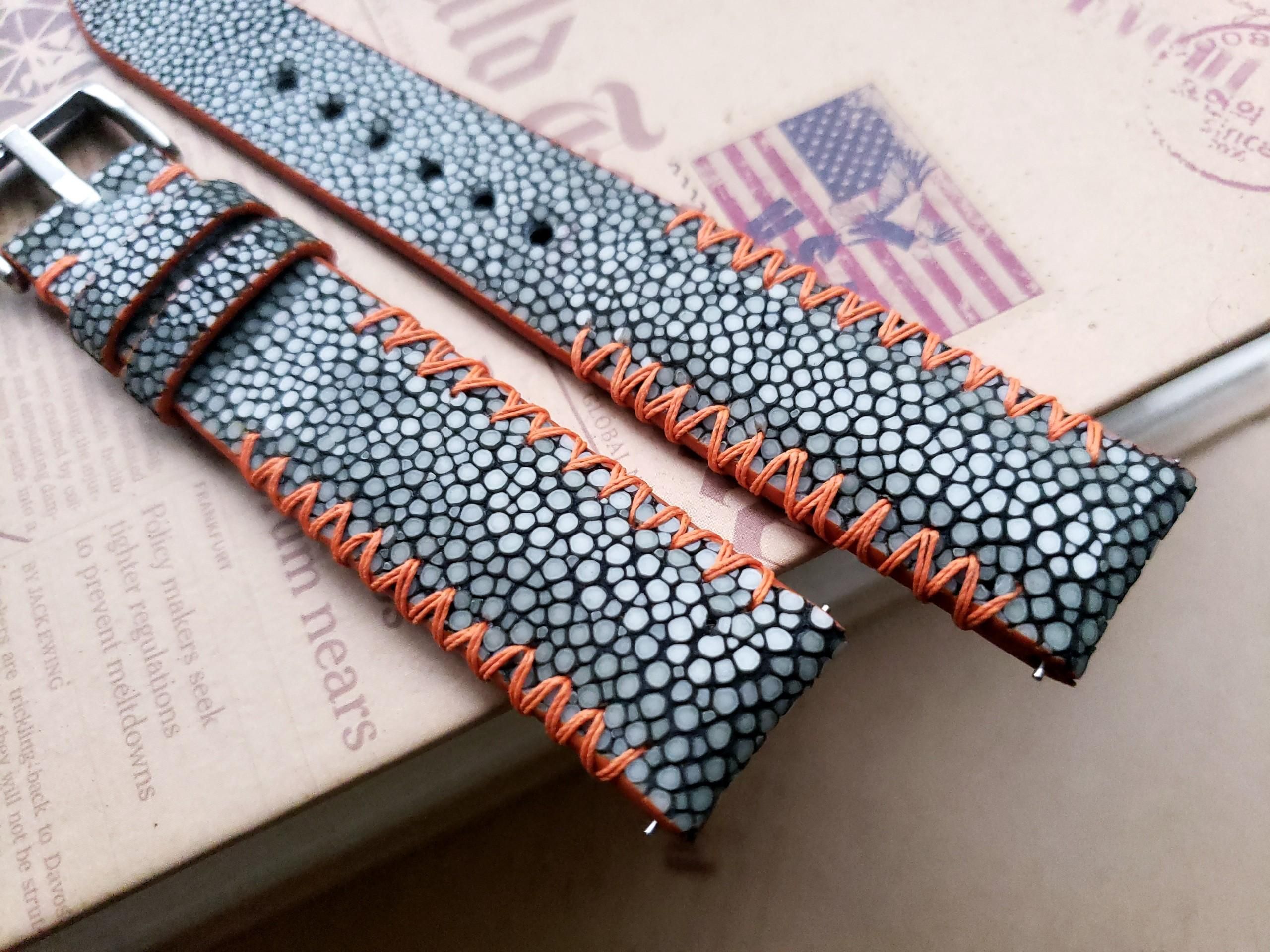 Stingray (Shagreen) skin watch strap | WatchCrunch