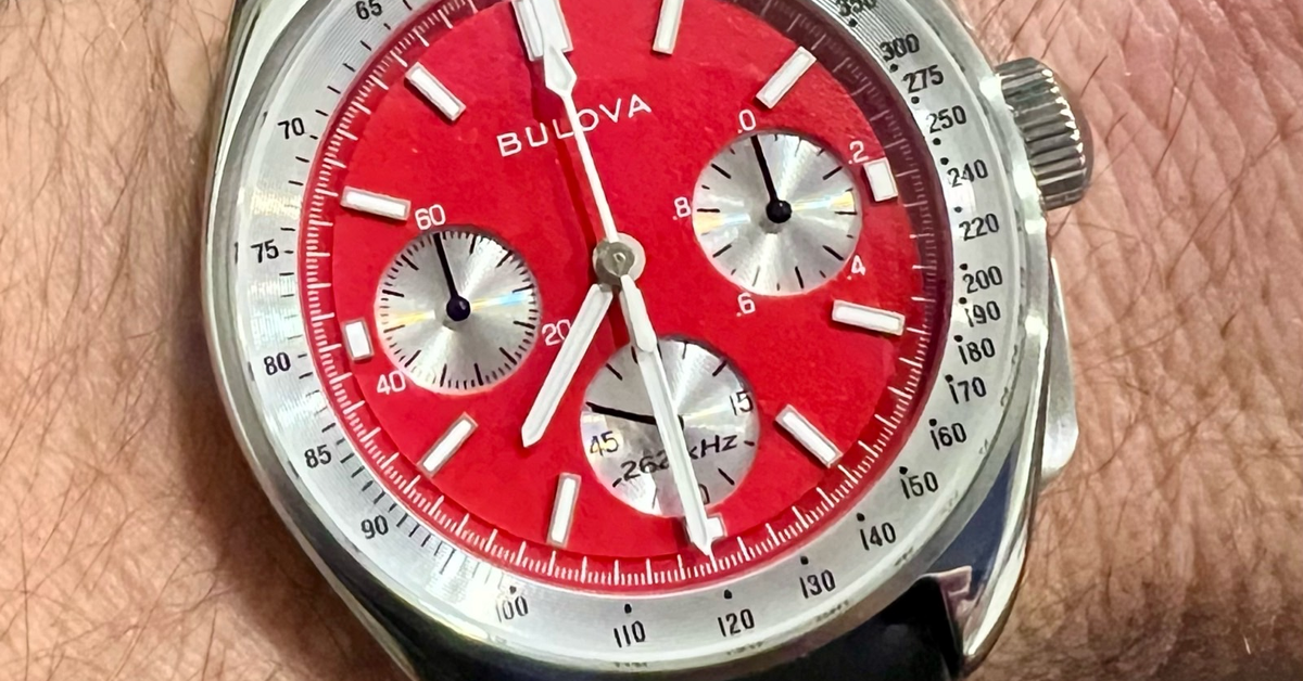 Bulova lunar pilot blood moon | WatchCrunch