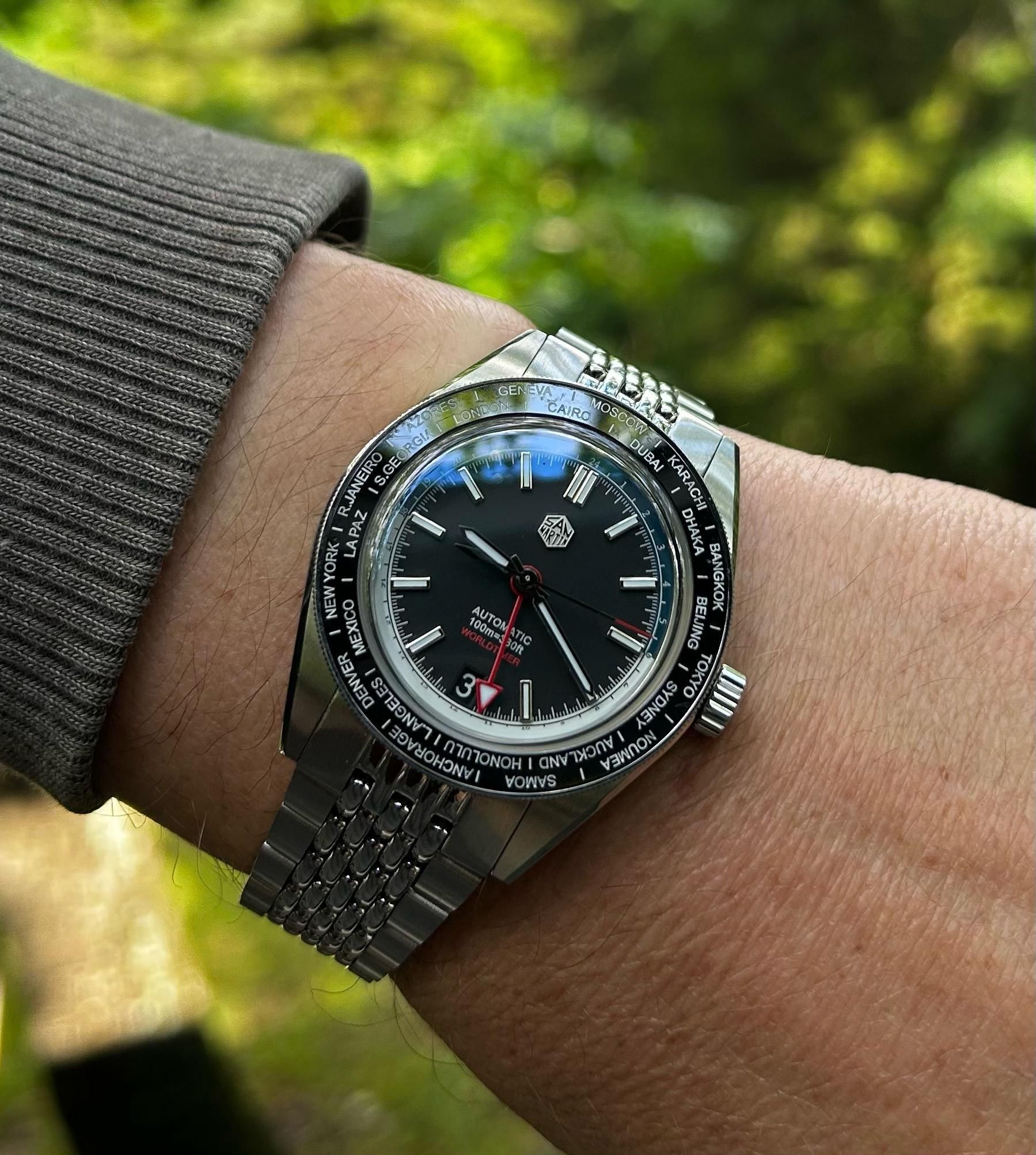 San Martin GMT City Timer “Paris Excursion” Watch | WatchCrunch