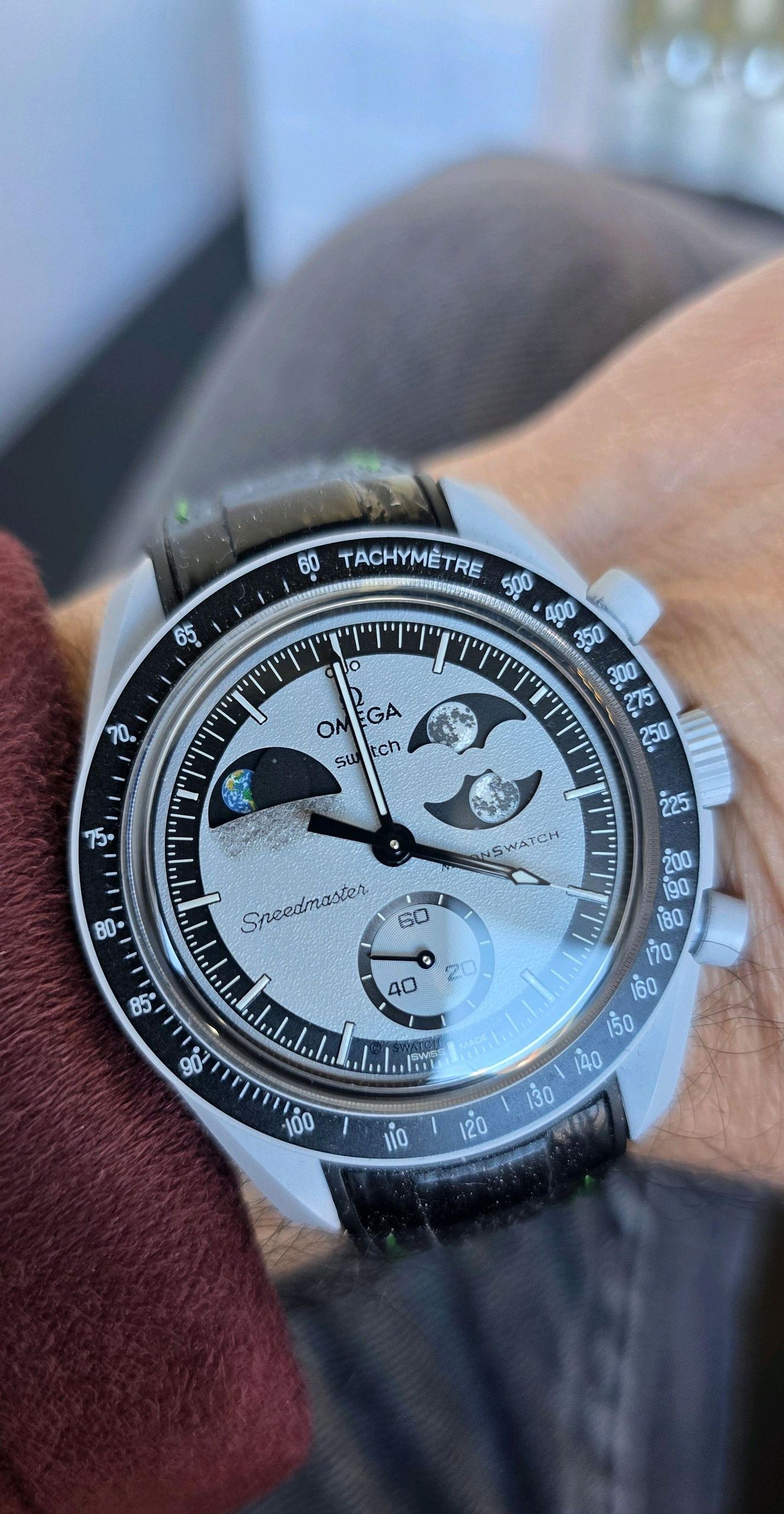 MoonSwatch - Earthphase | WatchCrunch