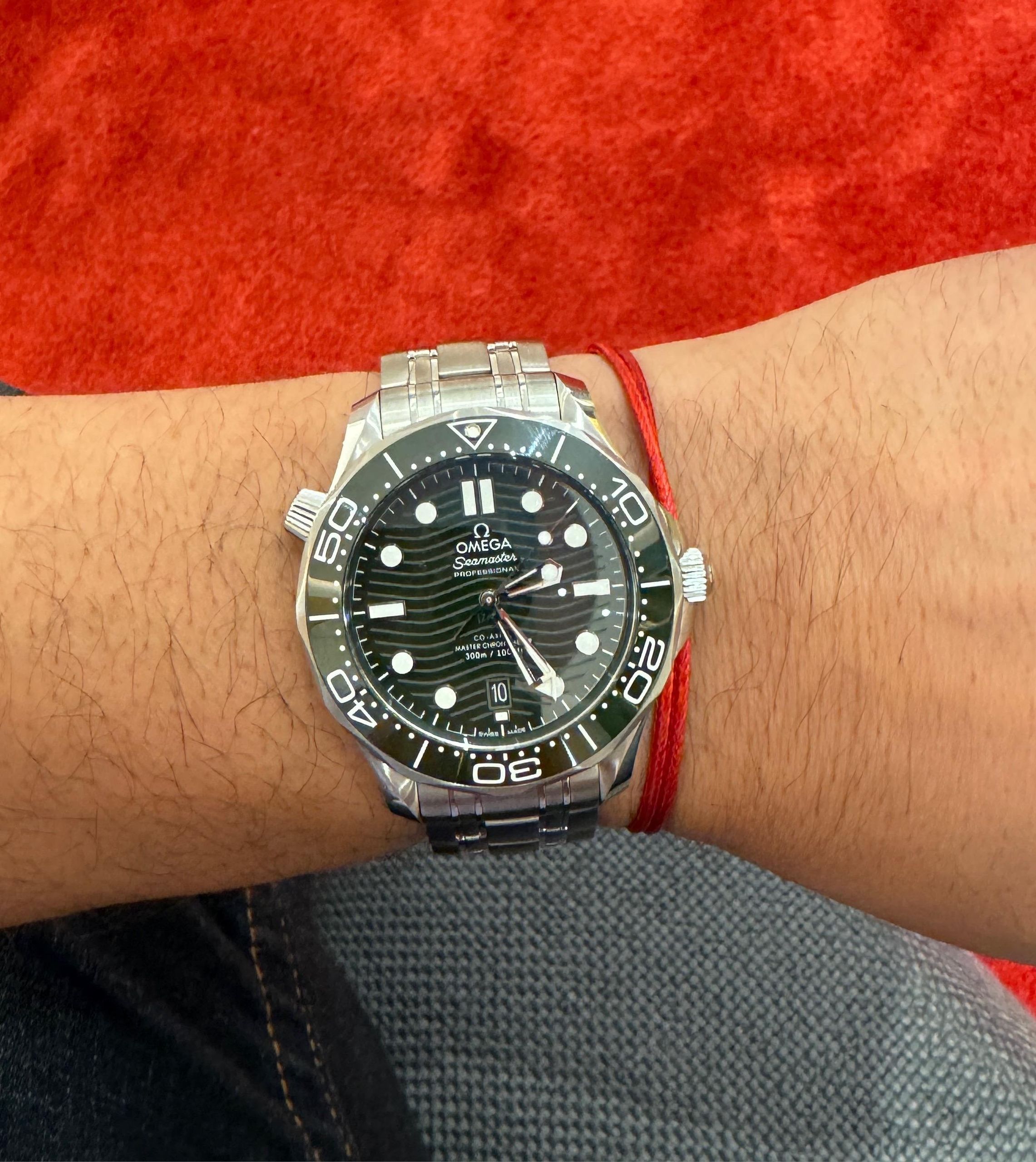Omega seamaster 300M green dial | WatchCrunch
