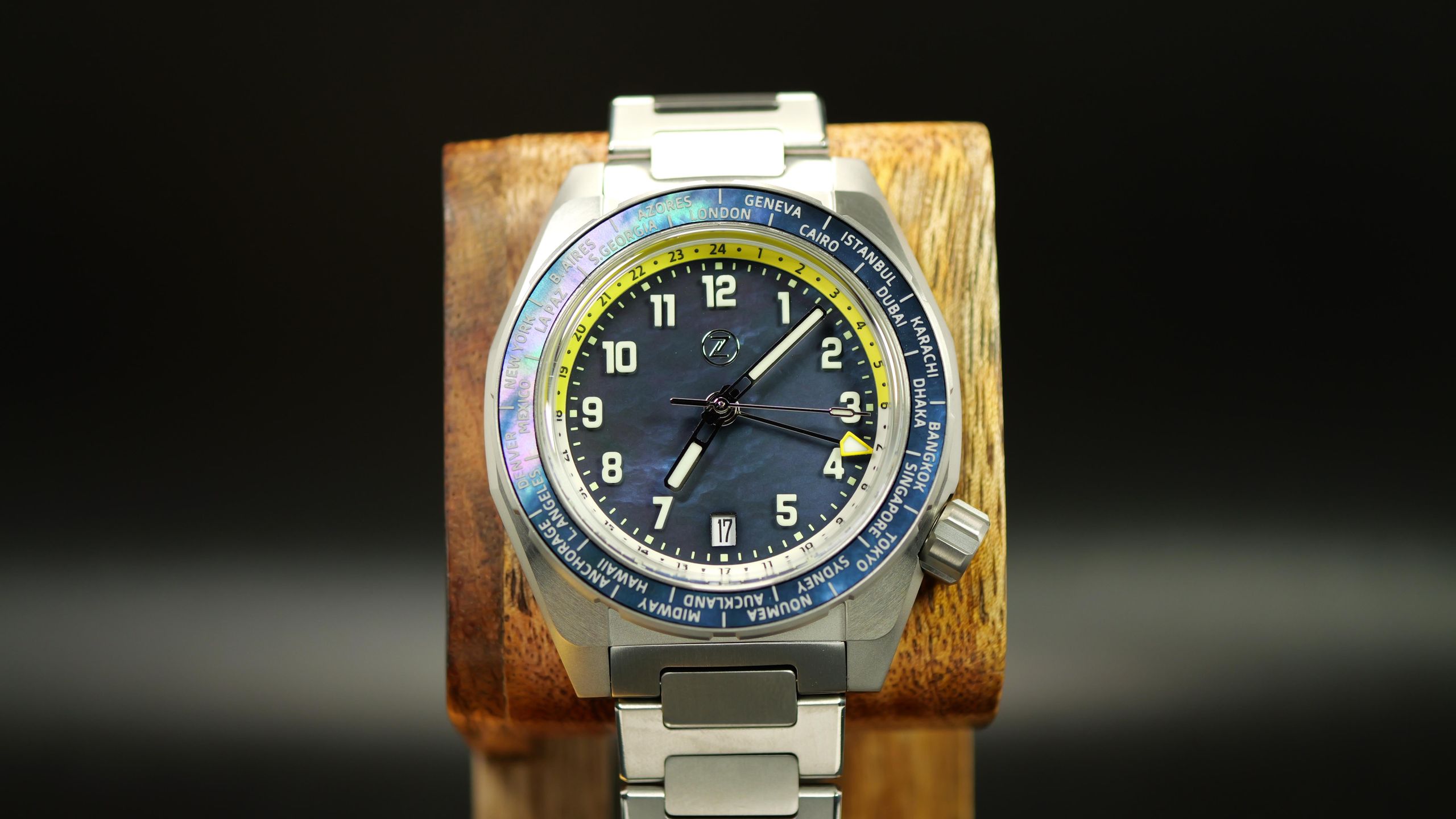 New Zelos Thresher Worldtimer GMT | WatchCrunch
