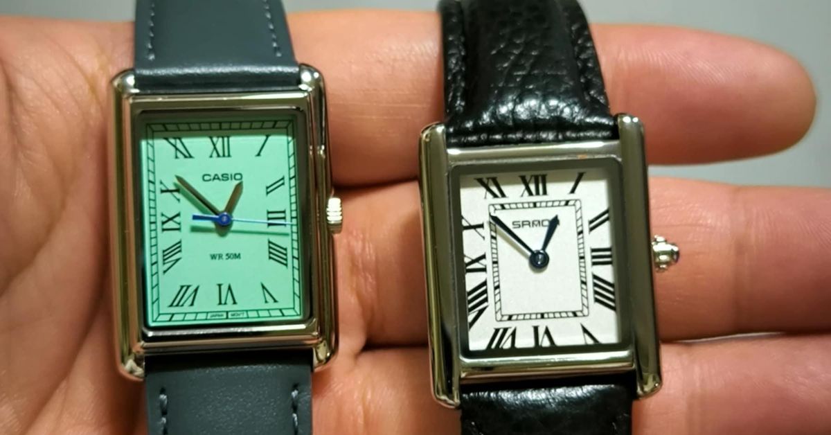 Better Cartier Tank Homage | WatchCrunch
