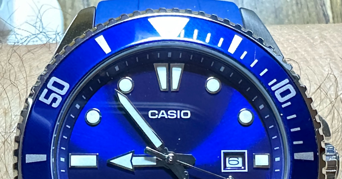 Casio “Duro/Marlin” Analog Quartz Diver - Royal Blue Dial\Royal Blue ...