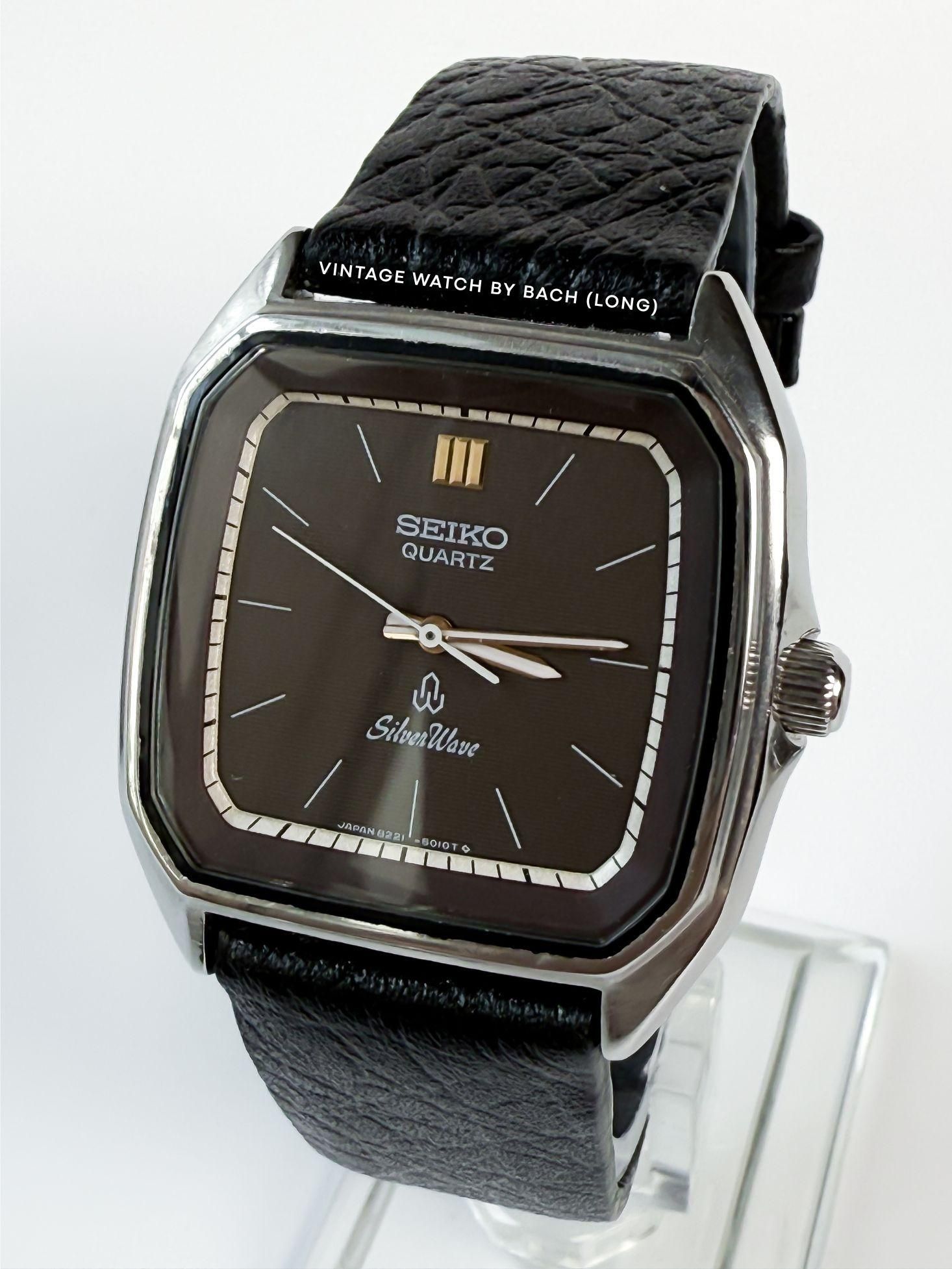 Pre-Owned Seiko Silverwave 8221-5010 Tank (Octagon) Shape For Sale