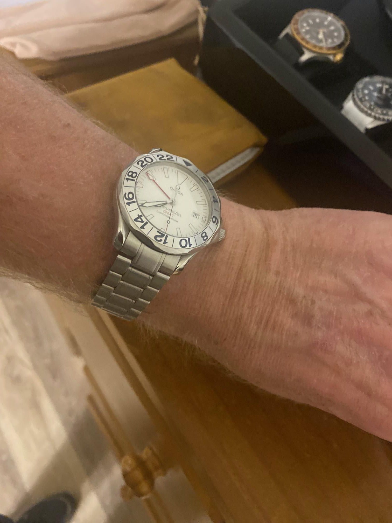 Omega Seamaster Great White GMT | WatchCrunch