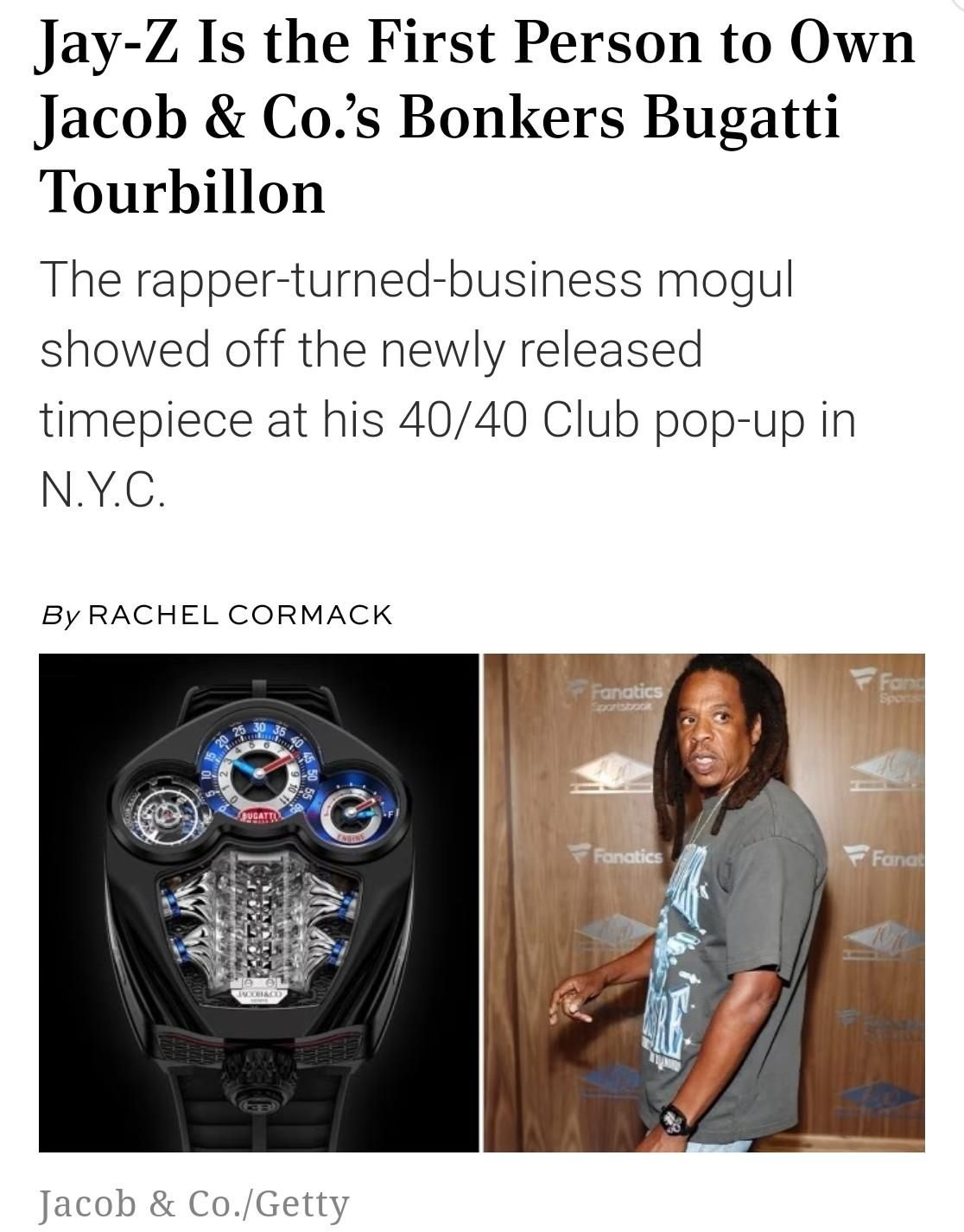 "BONKERS BUGATTI TOURBILLON" | WatchCrunch