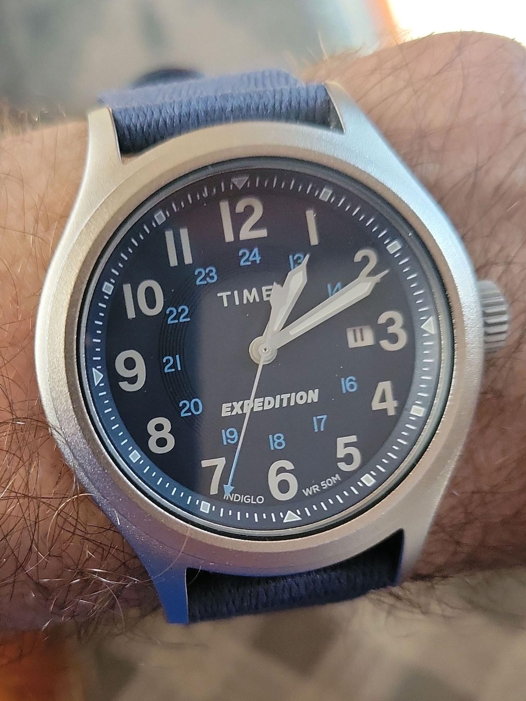 Timex Expedition Sierra 40mm Blue Dial | WatchCrunch