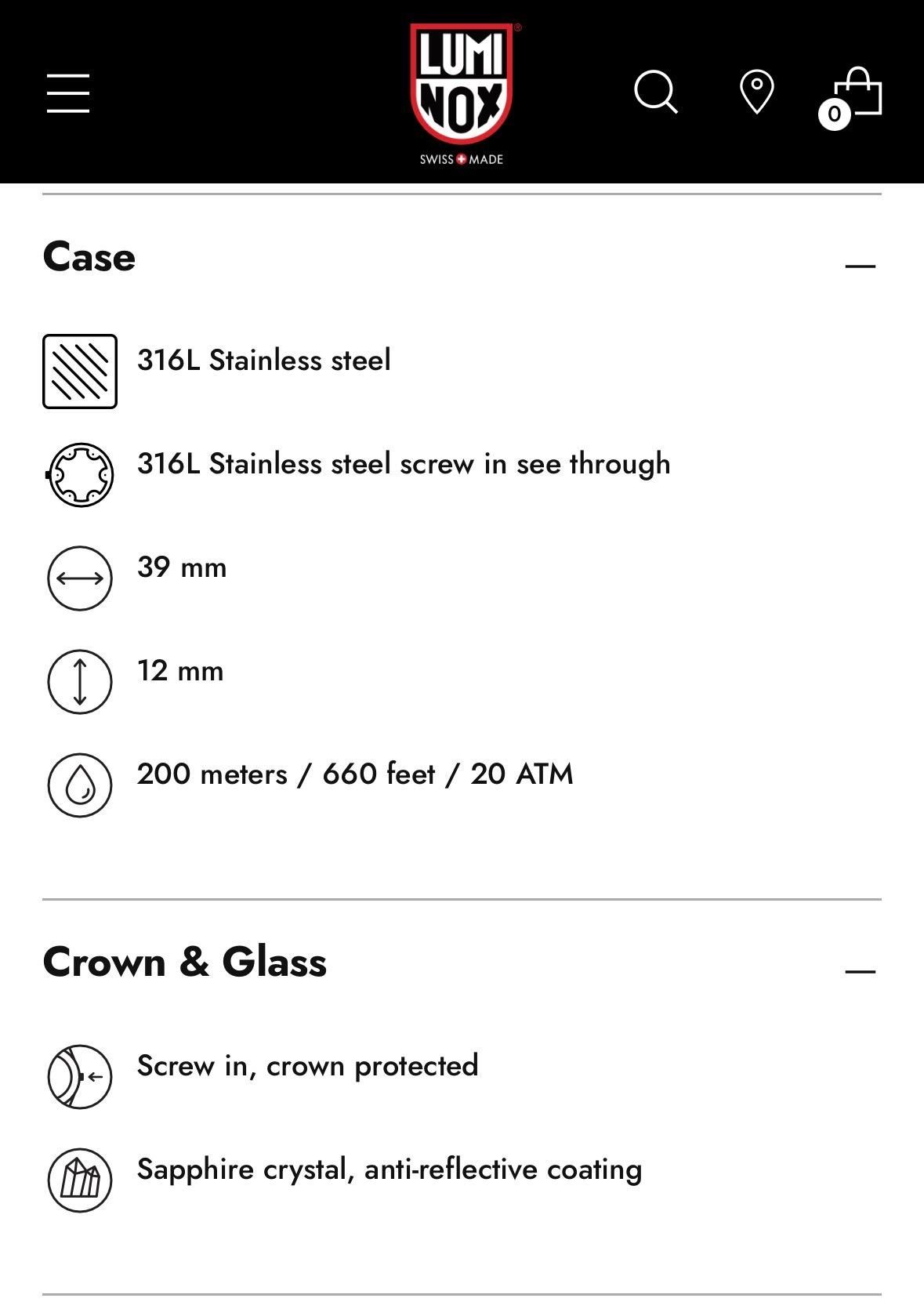 Pre-Owned Luminox Pacific Diver For Sale