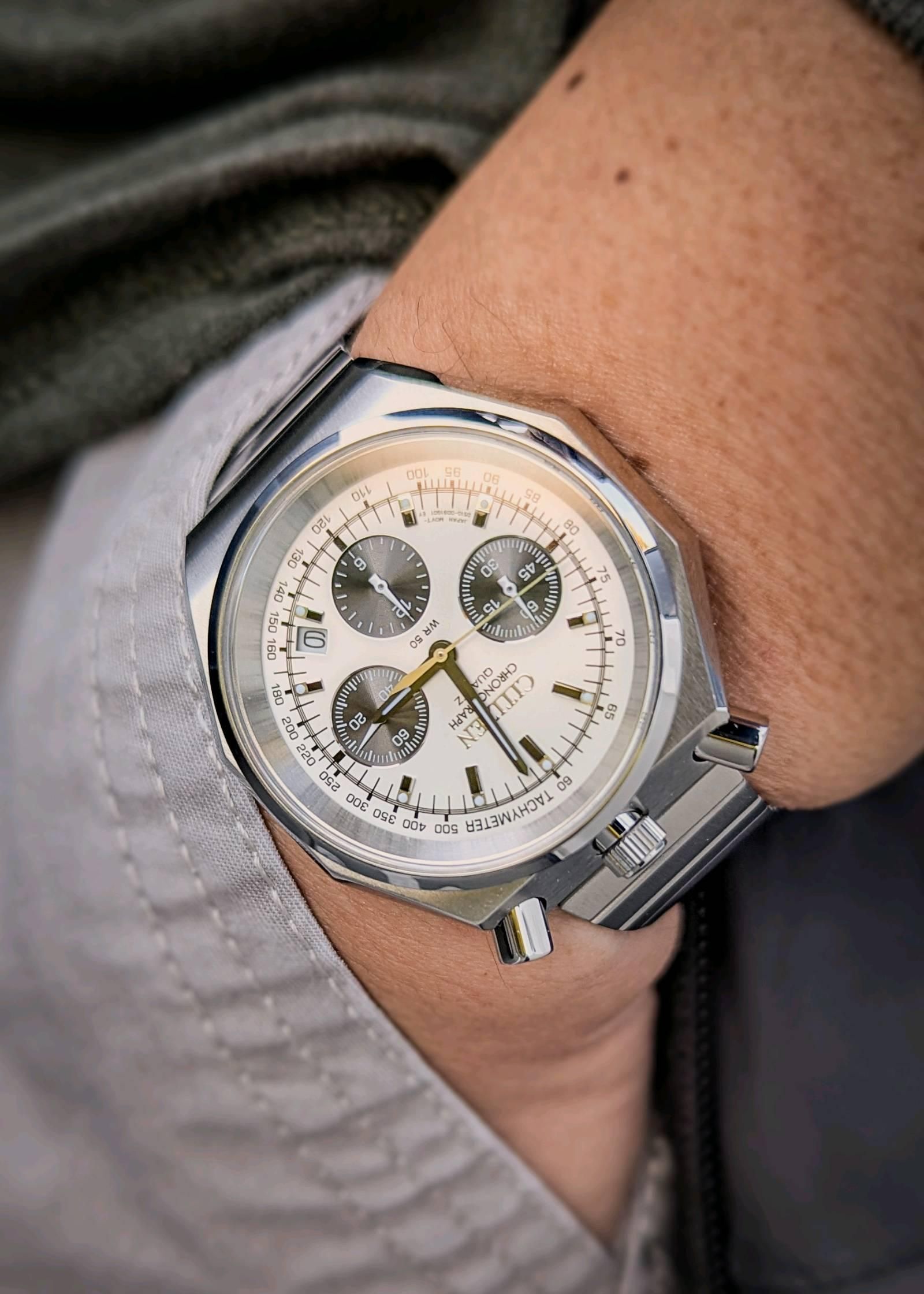 A new (for me) budget friendly modern reissue chronograph from Citizen ...